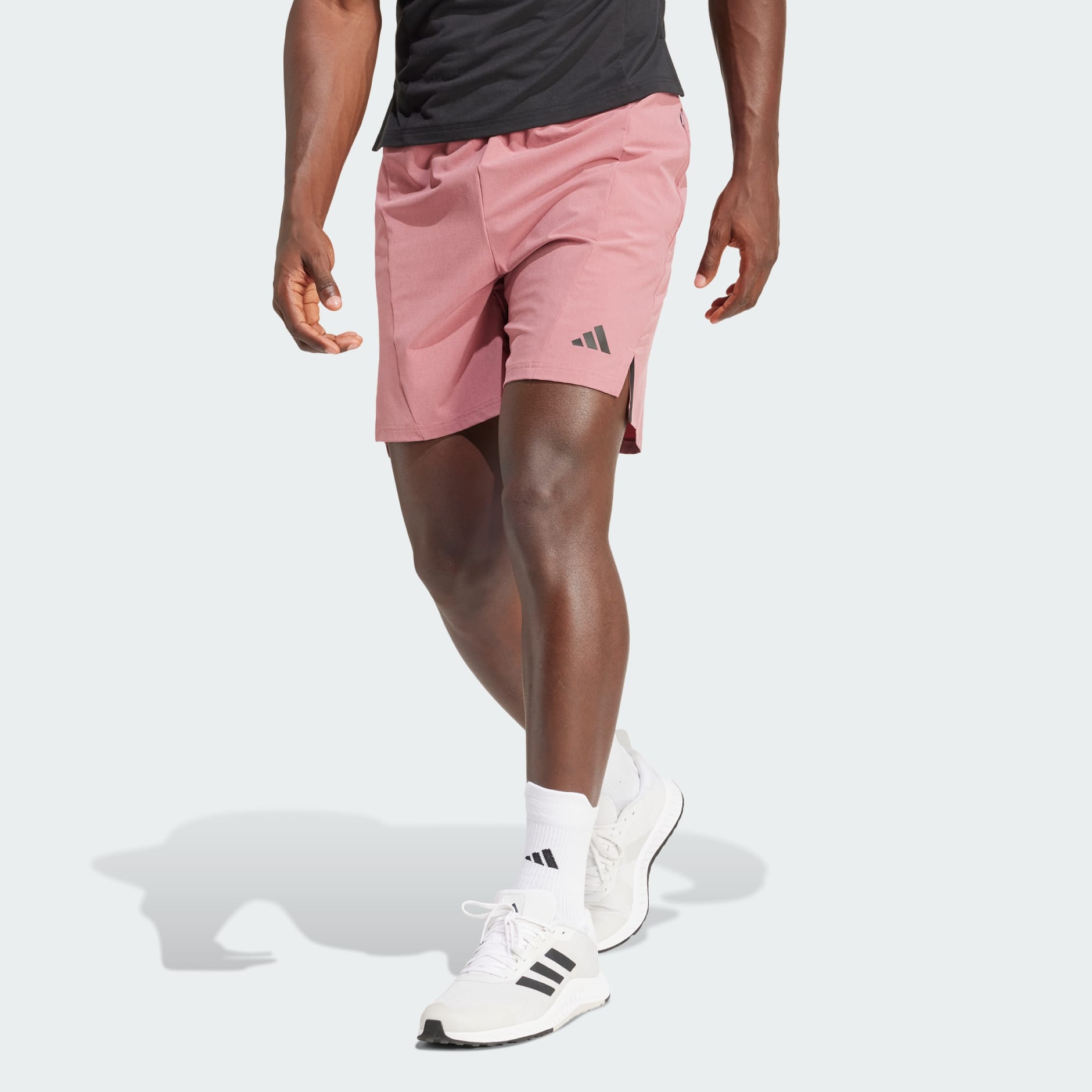 adidas Designed for Training Mélange Shorts - Pink | adidas UAE