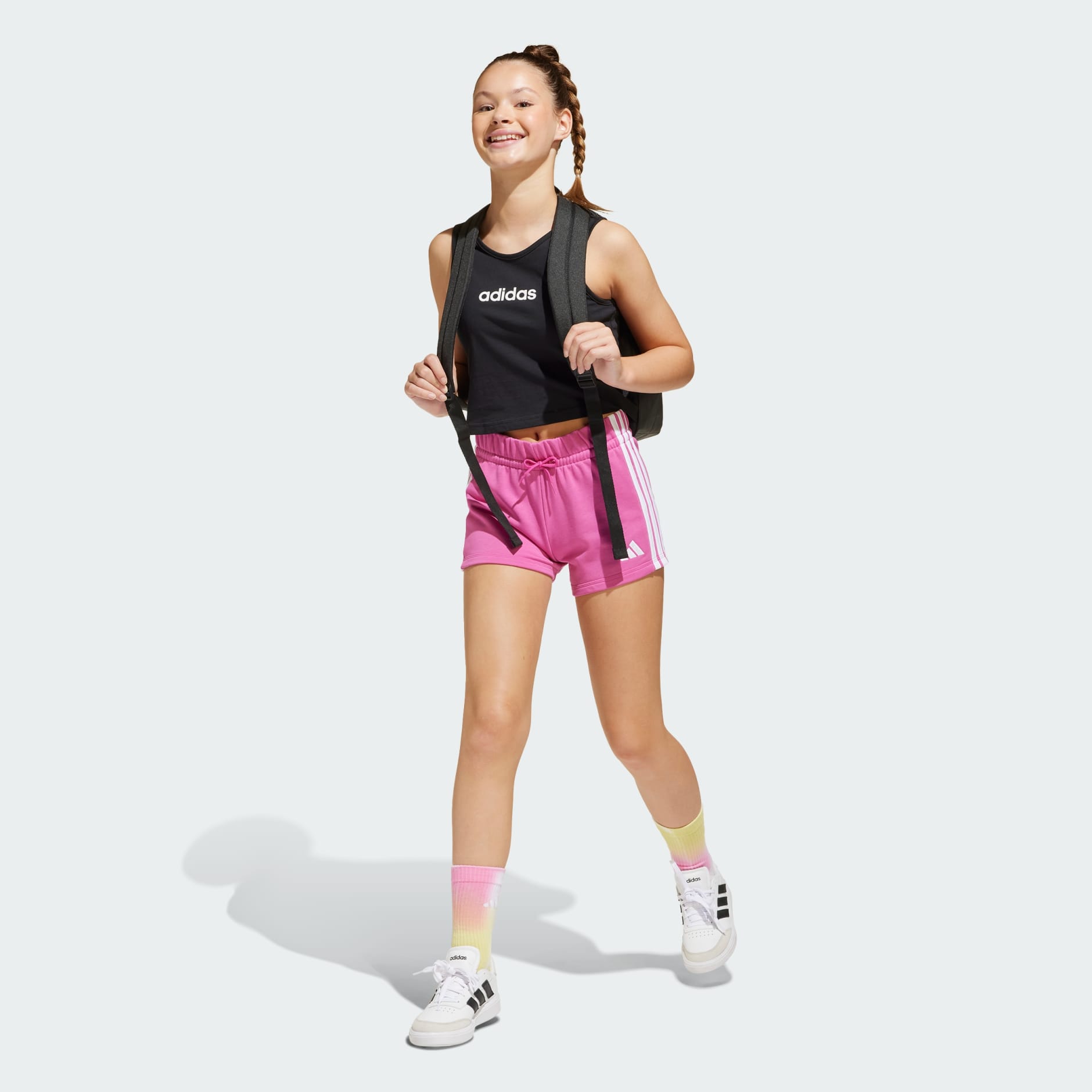 adidas Essentials Shorts Kids - Pink | adidas UAE