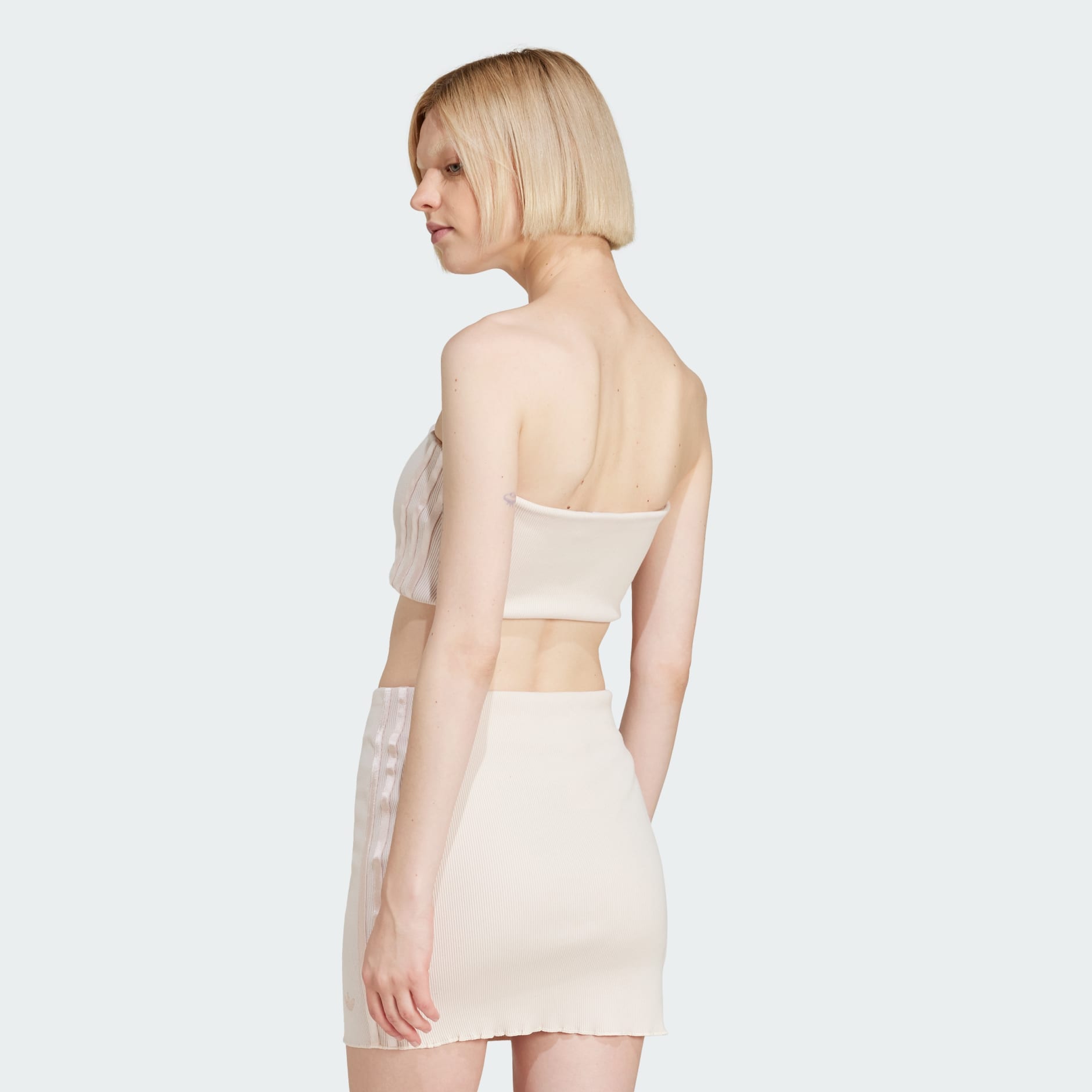 Clothing - Rib Tube Top - Pink | adidas South Africa
