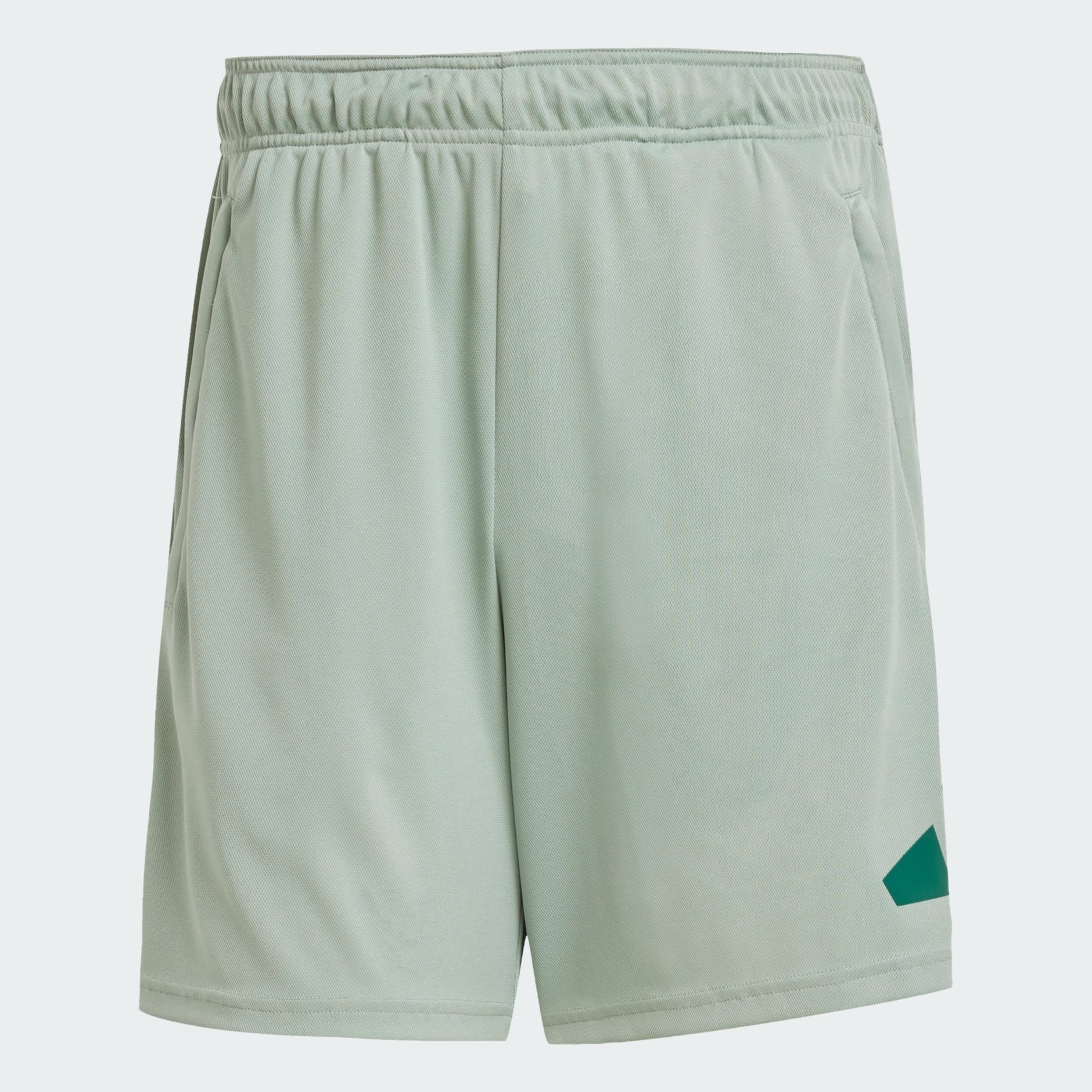 adidas Train Essentials Logo Training Shorts - Green | adidas UAE
