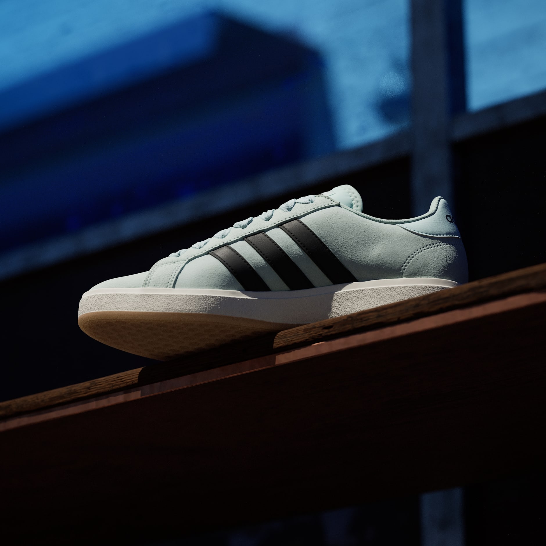 Grand Court Base 00s Shoes - Turquoise | adidas Hong Kong
