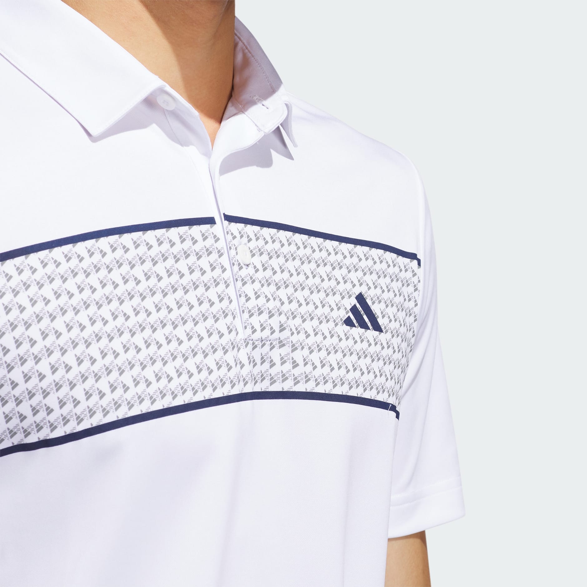 Clothing - Chest Stripe Polo Shirt - White | adidas South Africa