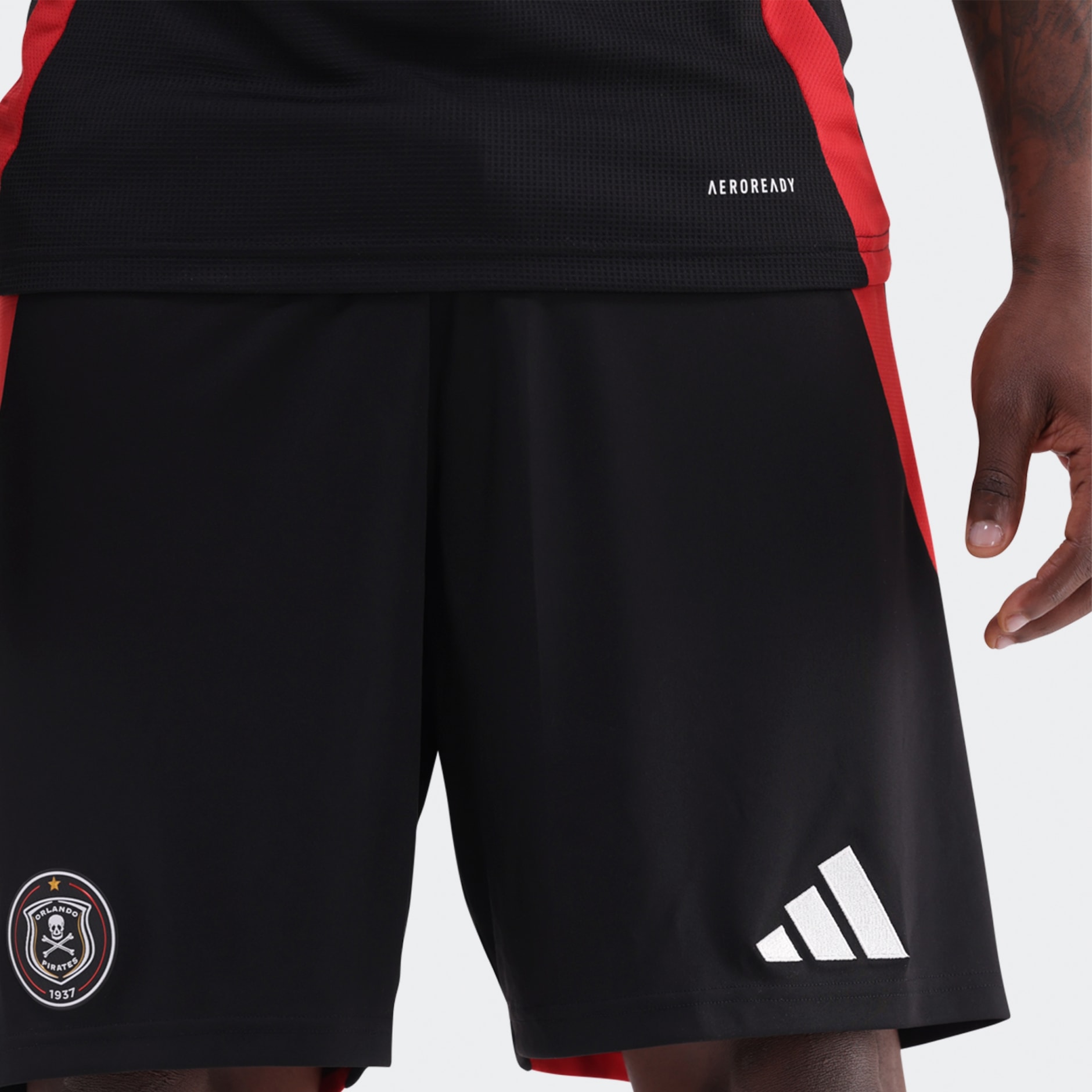 Clothing - Orlando Pirates 24/25 Home Shorts - Black | adidas South Africa