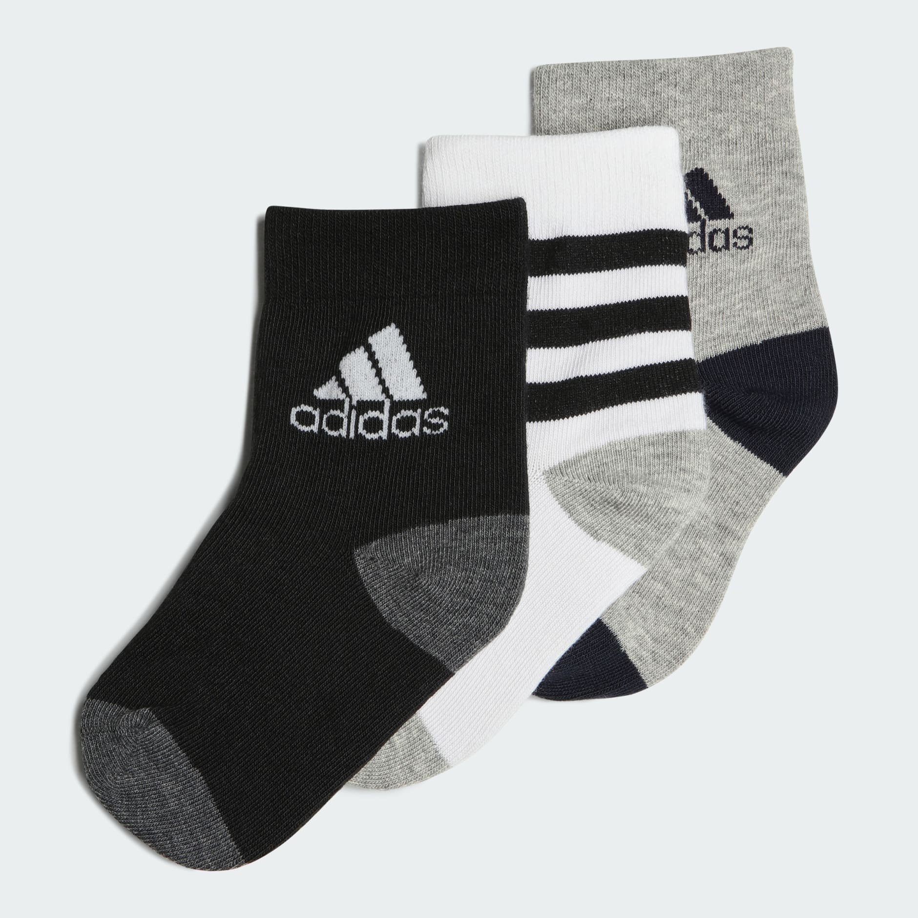 Accessories - Graphic Socks 3 Pairs - White | adidas South Africa