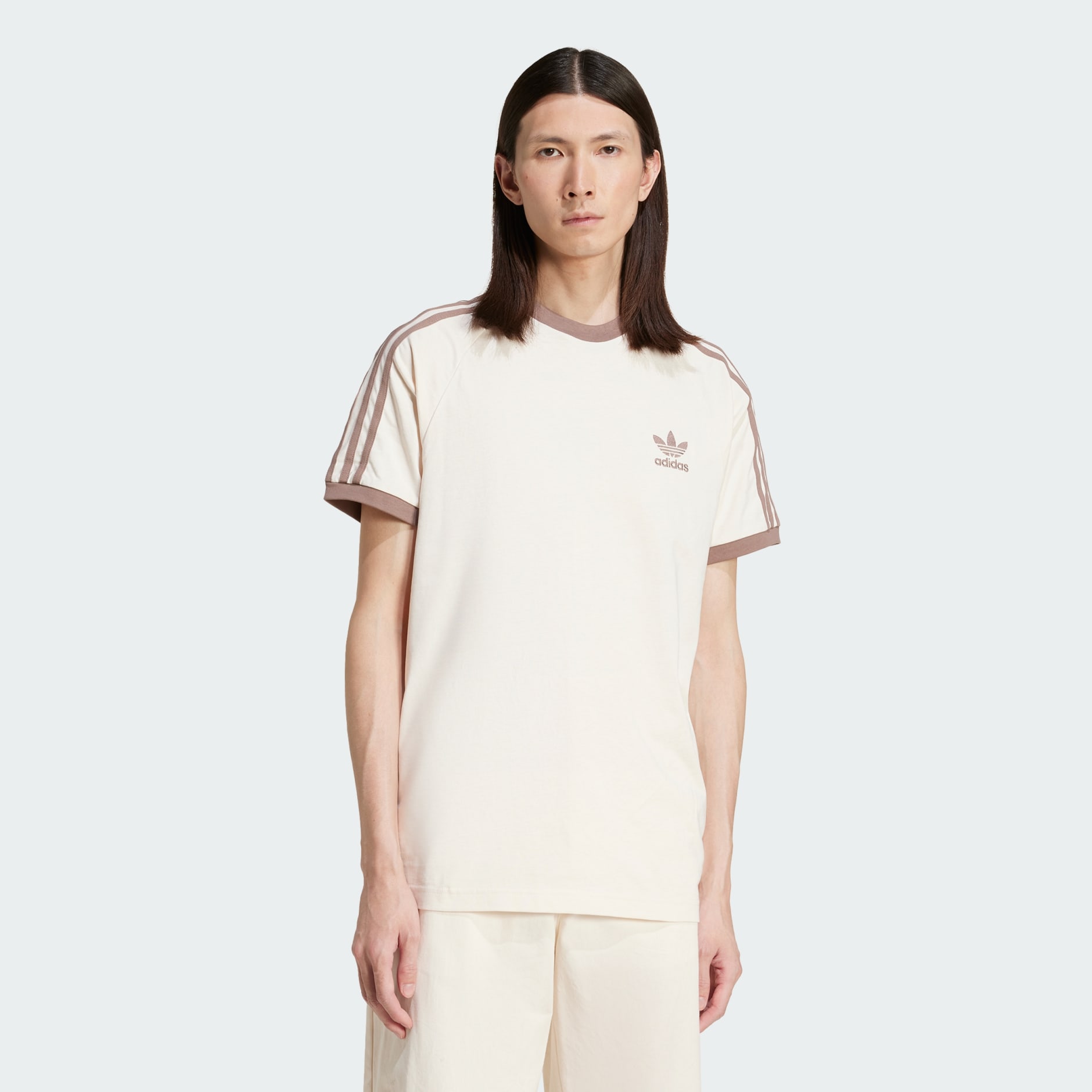 adidas Adicolor Classics 3-Stripes Tee - White | adidas UAE