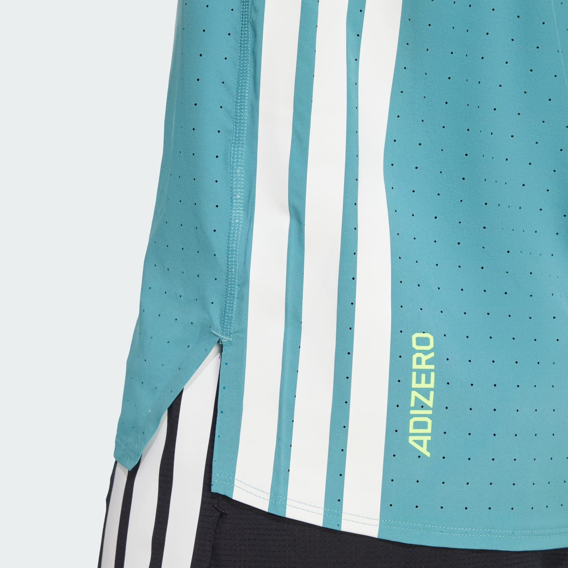 Men's Clothing - Adizero Running Tee - Turquoise | adidas Saudi Arabia