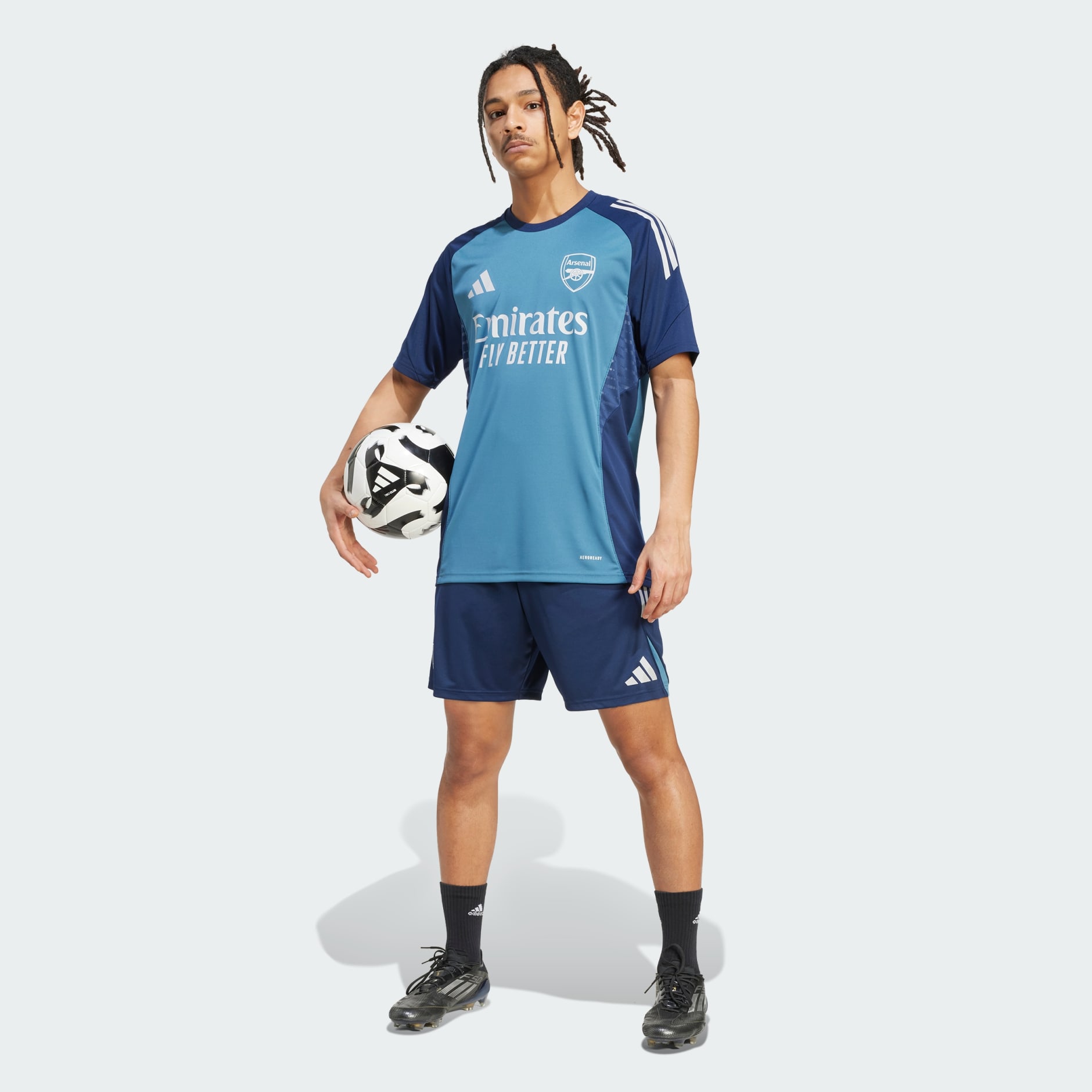 Arsenal Tiro 25 Competition Training Jersey - Blue | adidas Hong Kong