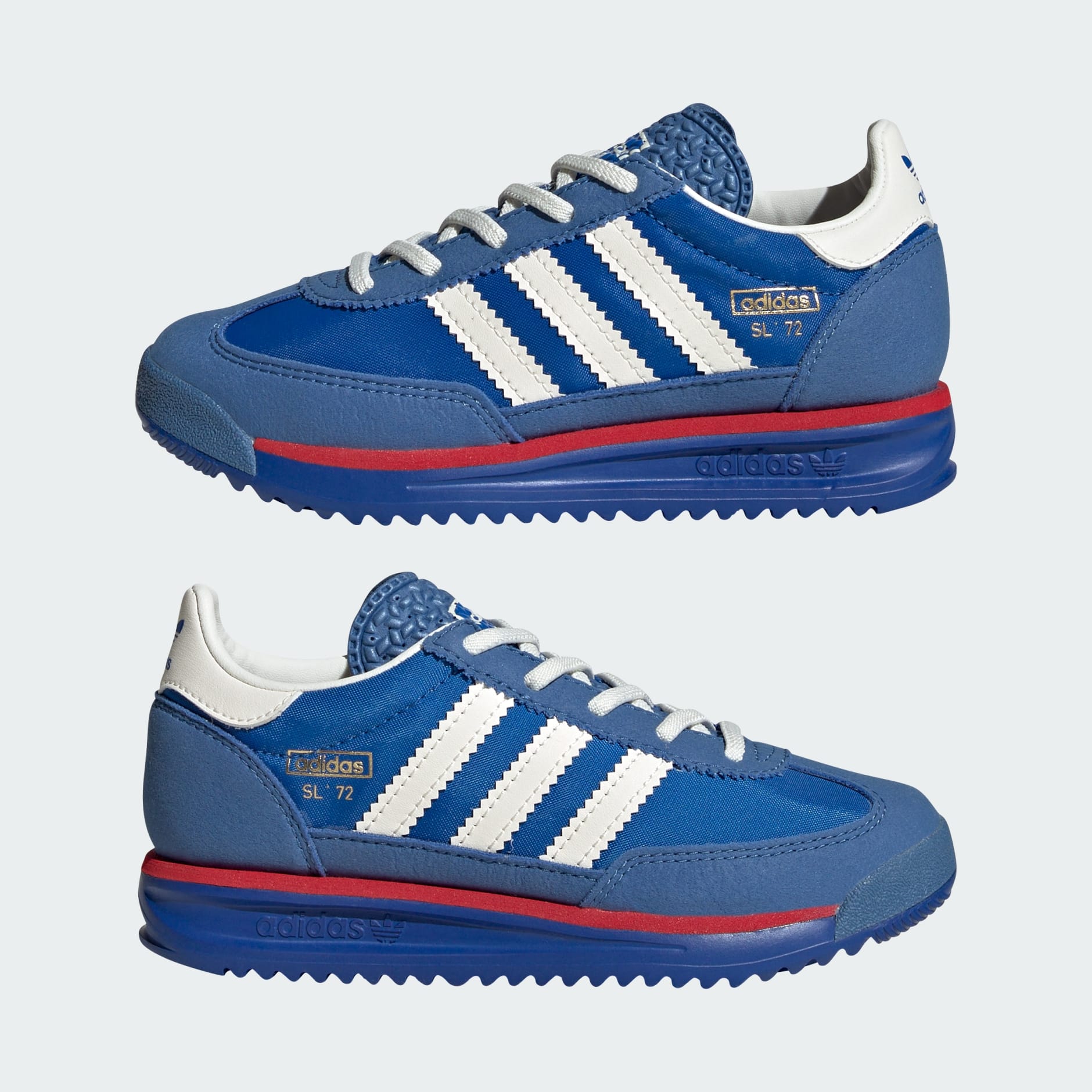 adidas SL 72 RS Elastic Laces Shoes Kids - Blue | adidas UAE
