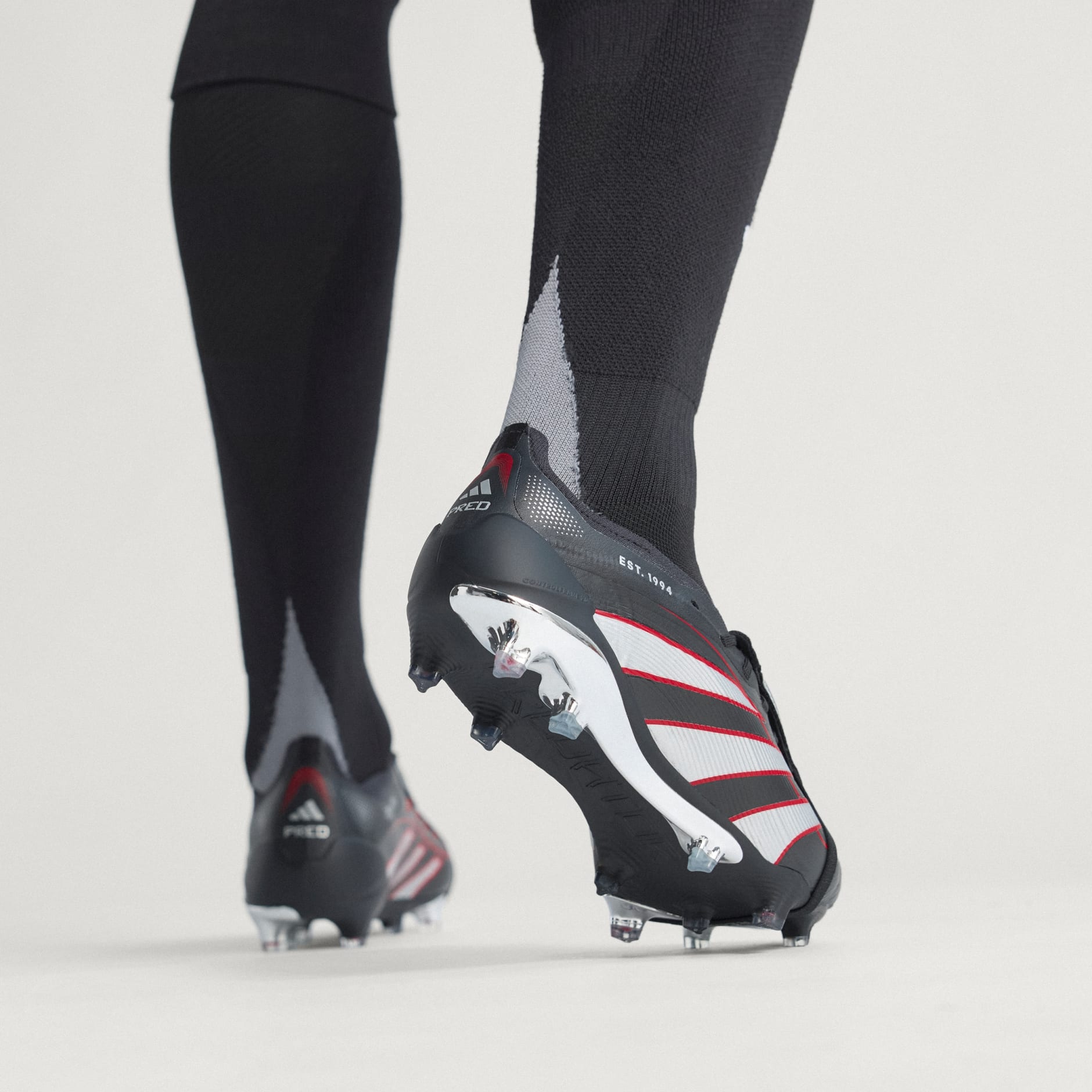adidas Predator Obsidian Strike Fold-Over Tongue Firm Ground Football ...