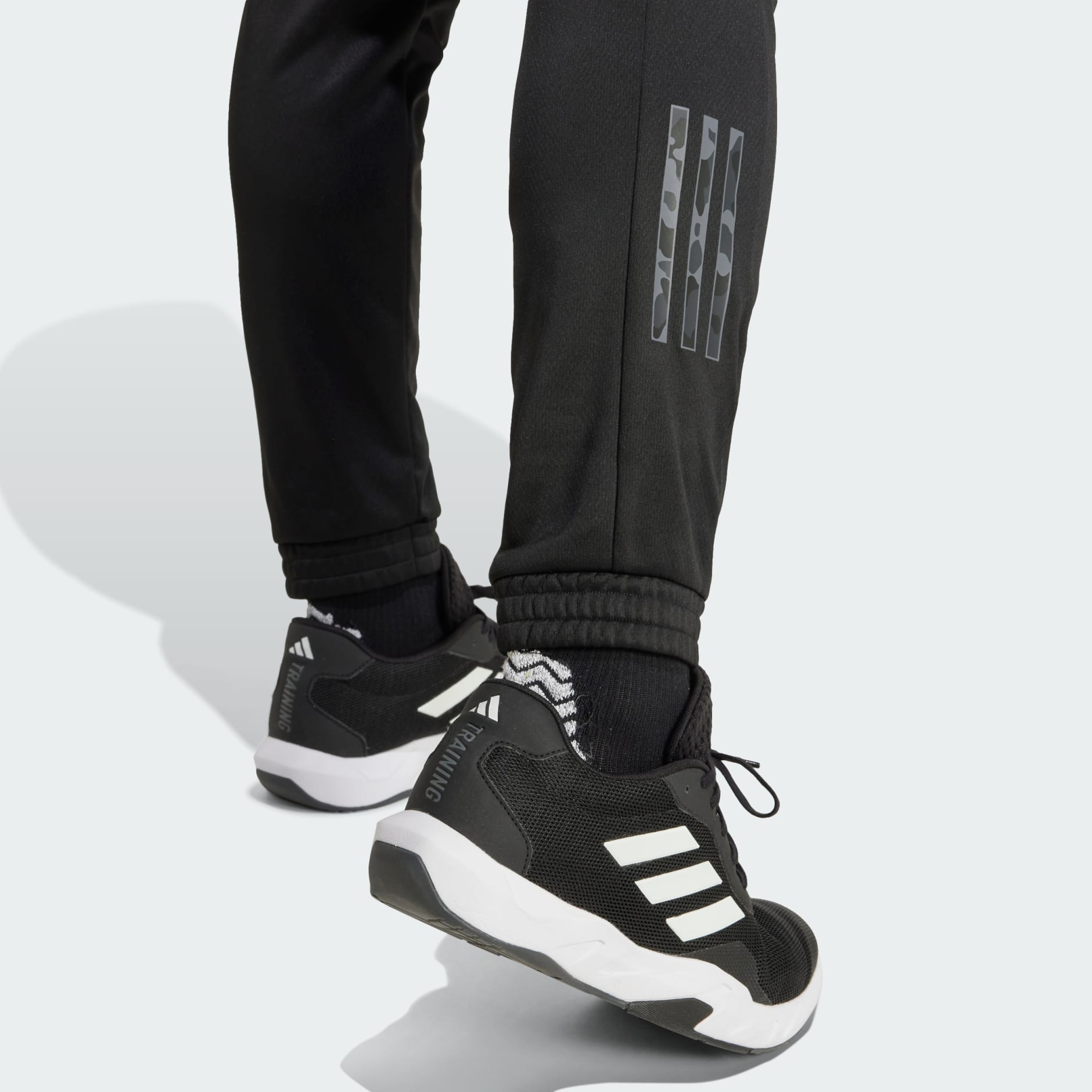 Men's Clothing - Train Essentials Camo Training Pants - Black | adidas ...