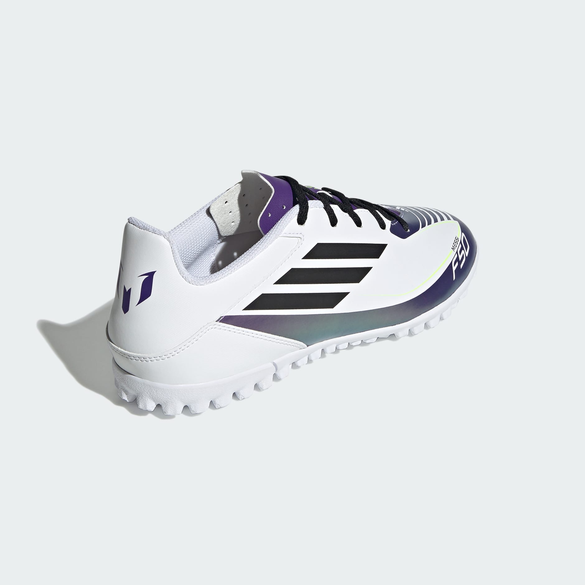 Shoes - F50 Club Messi Turf Boots - White | adidas Egypt