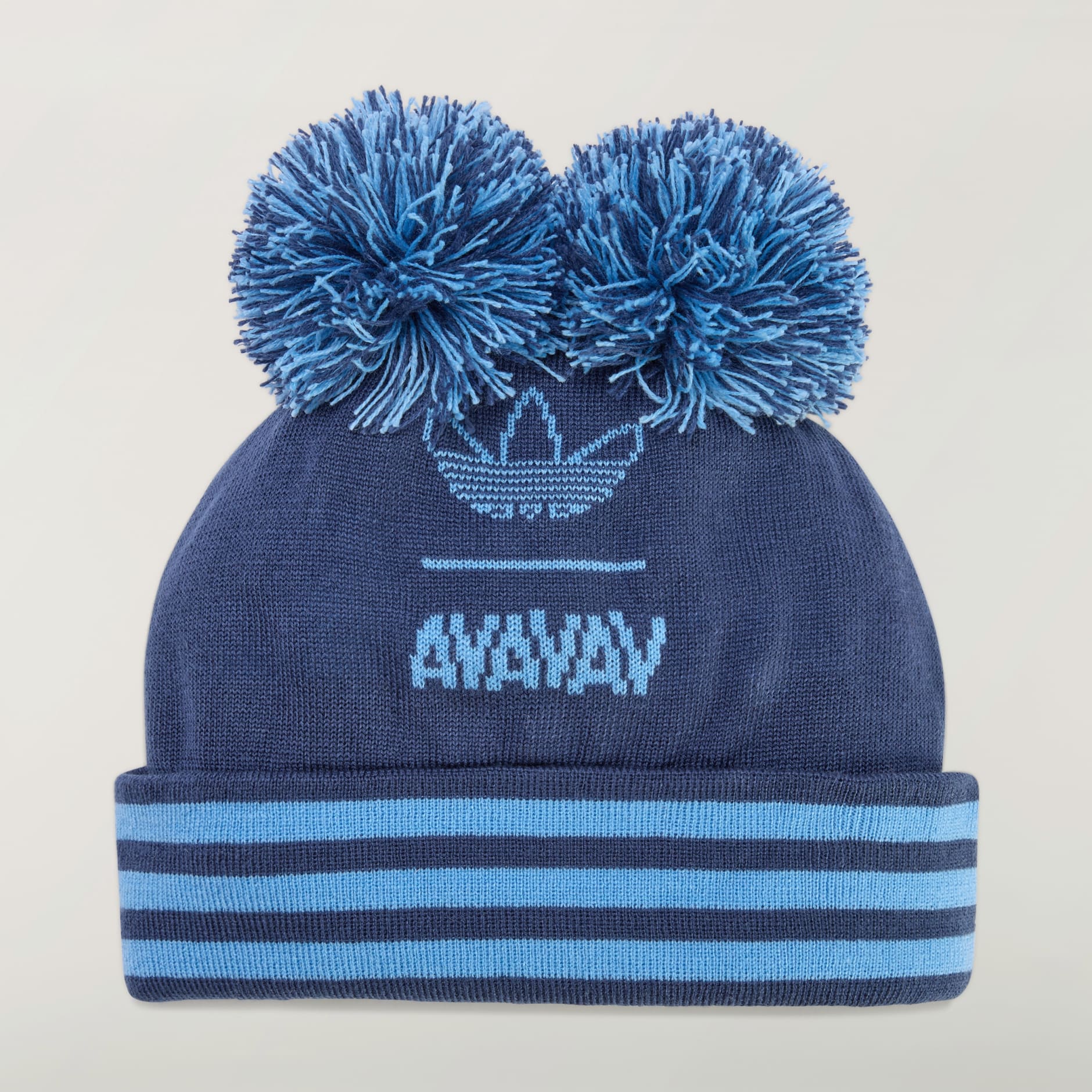 adidas adidas Originals by AVAVAV Souvenir Pom-Pom Beanie - Blue ...