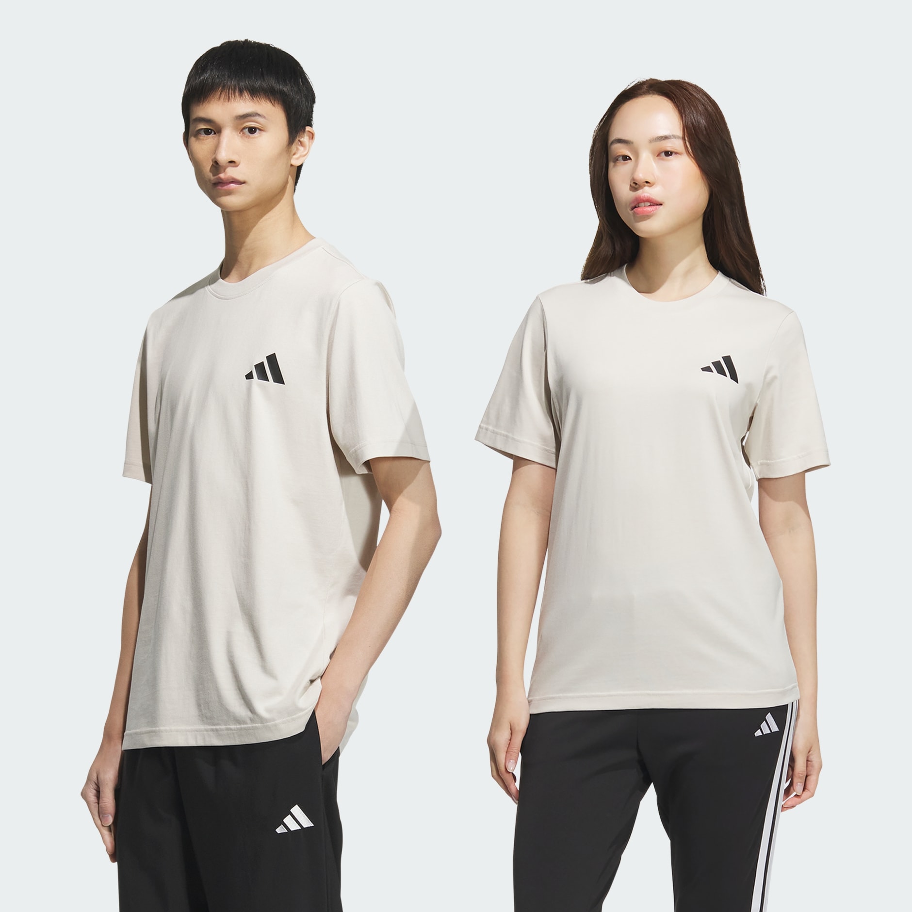 Value Range Graphic Short Sleeve Tee (Gender Neutral) - Beige | adidas ...