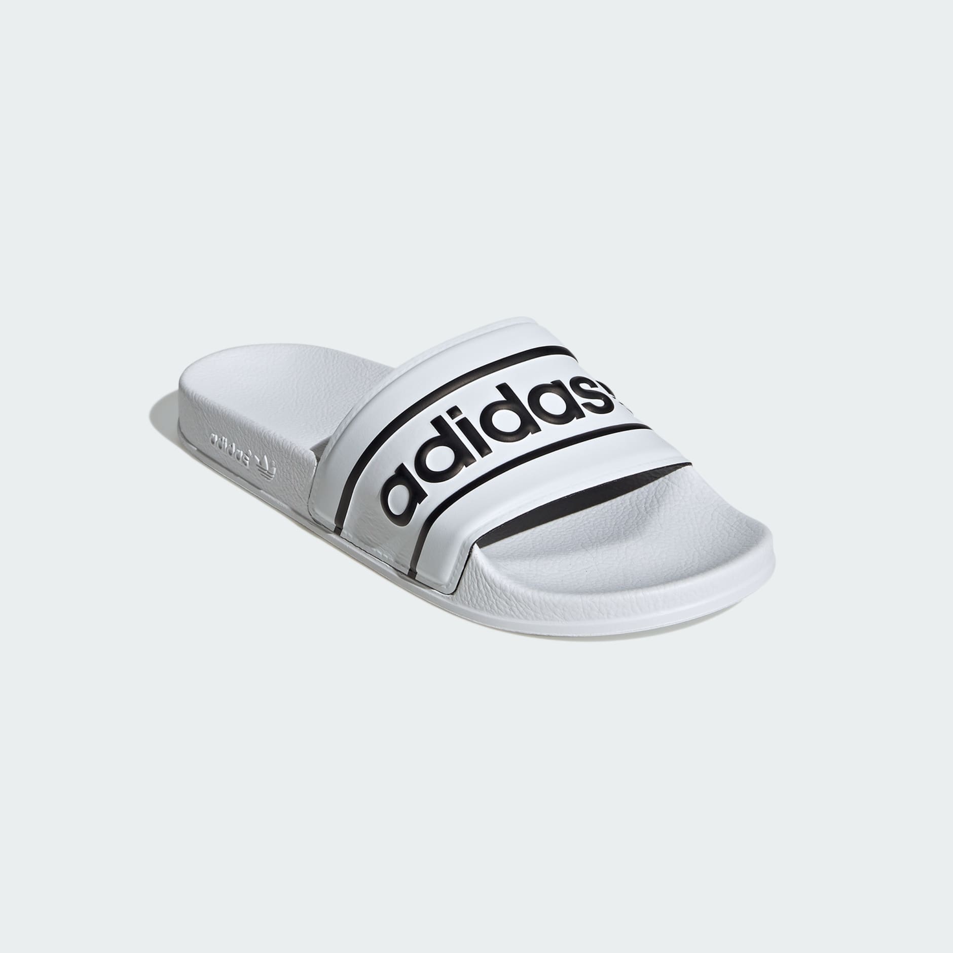 Shoes - Adilette Slides - White | adidas Saudi Arabia