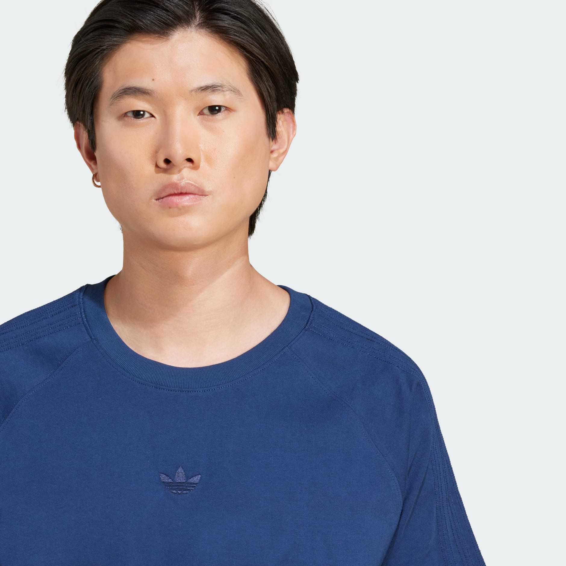 Clothing - Premium Essentials Tee - Blue | adidas Israel