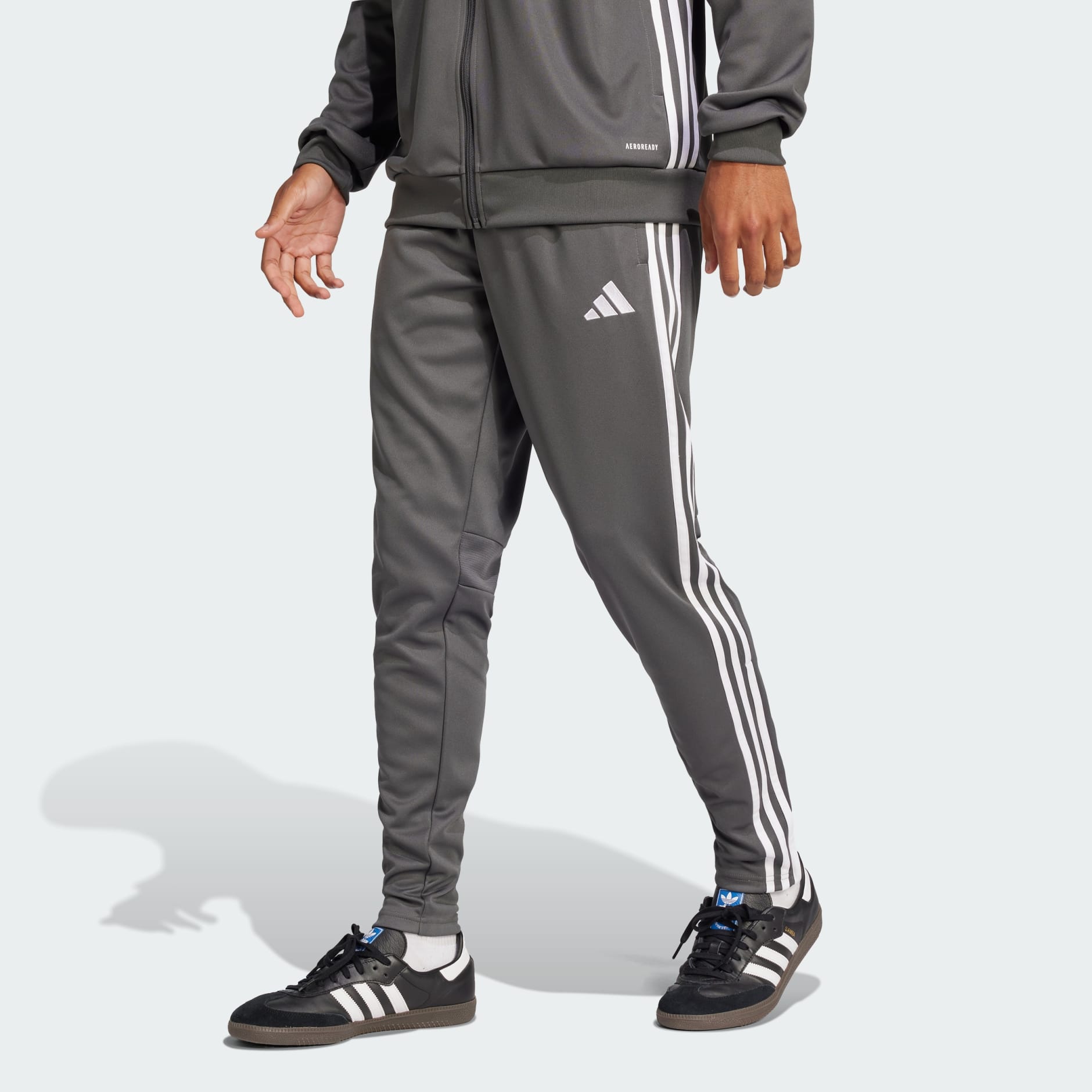 Clothing - Tiro 25 Essentials Training Pants - Grey | adidas South Africa