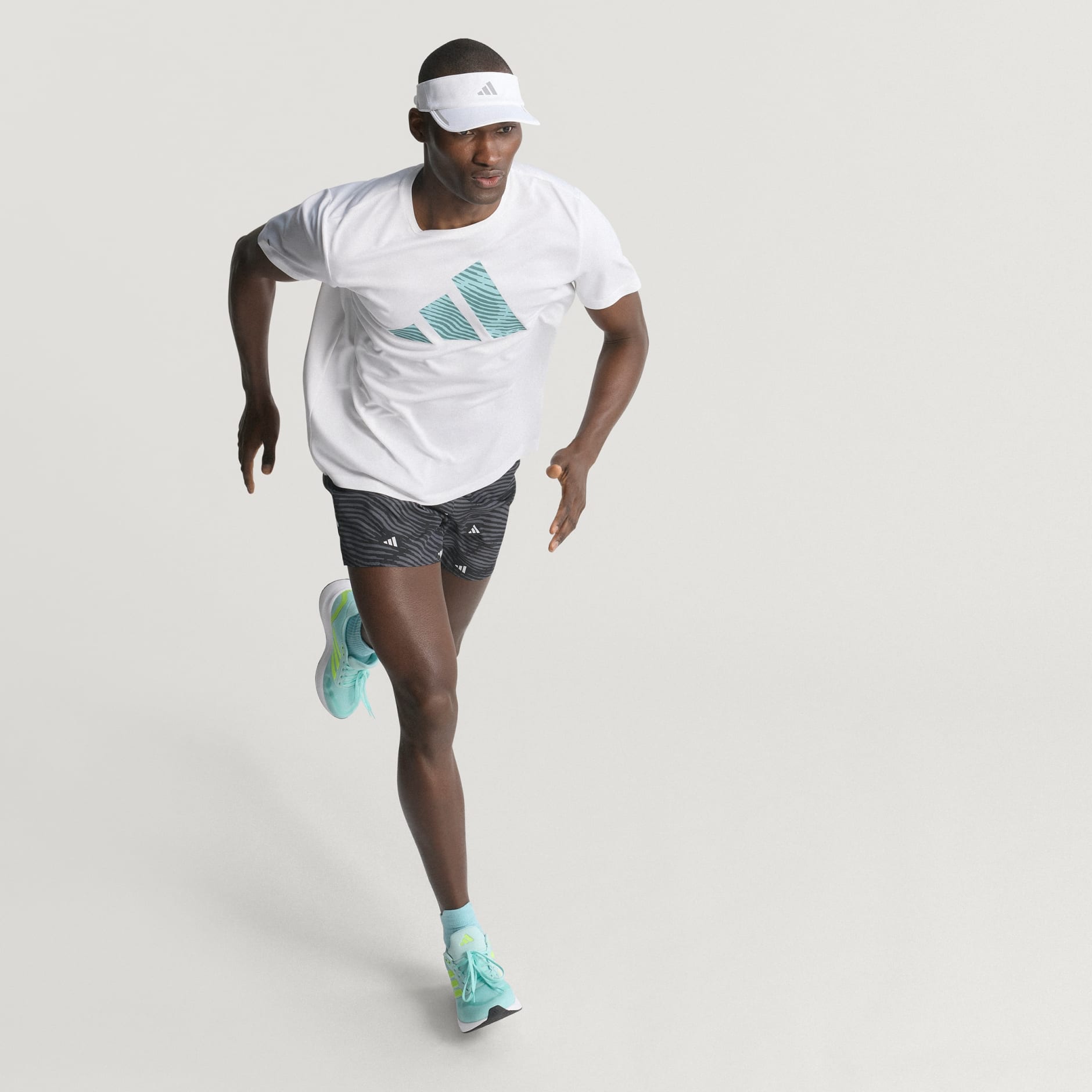 Clothing - Adi365 Running Essentials Brand Love Tee - White | adidas ...
