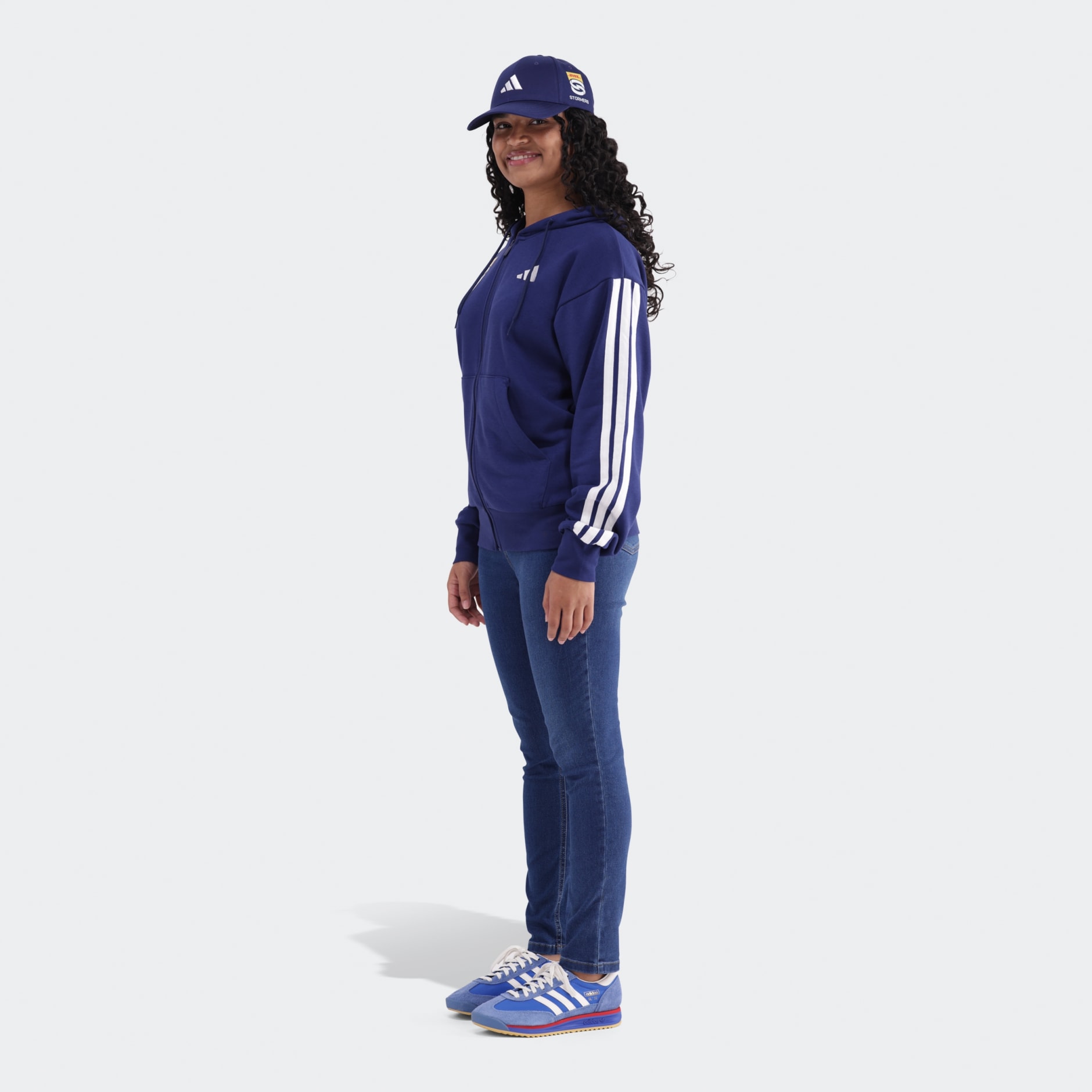 Clothing - DHL Stormers Full-Zip Hoodie - Blue | adidas South Africa