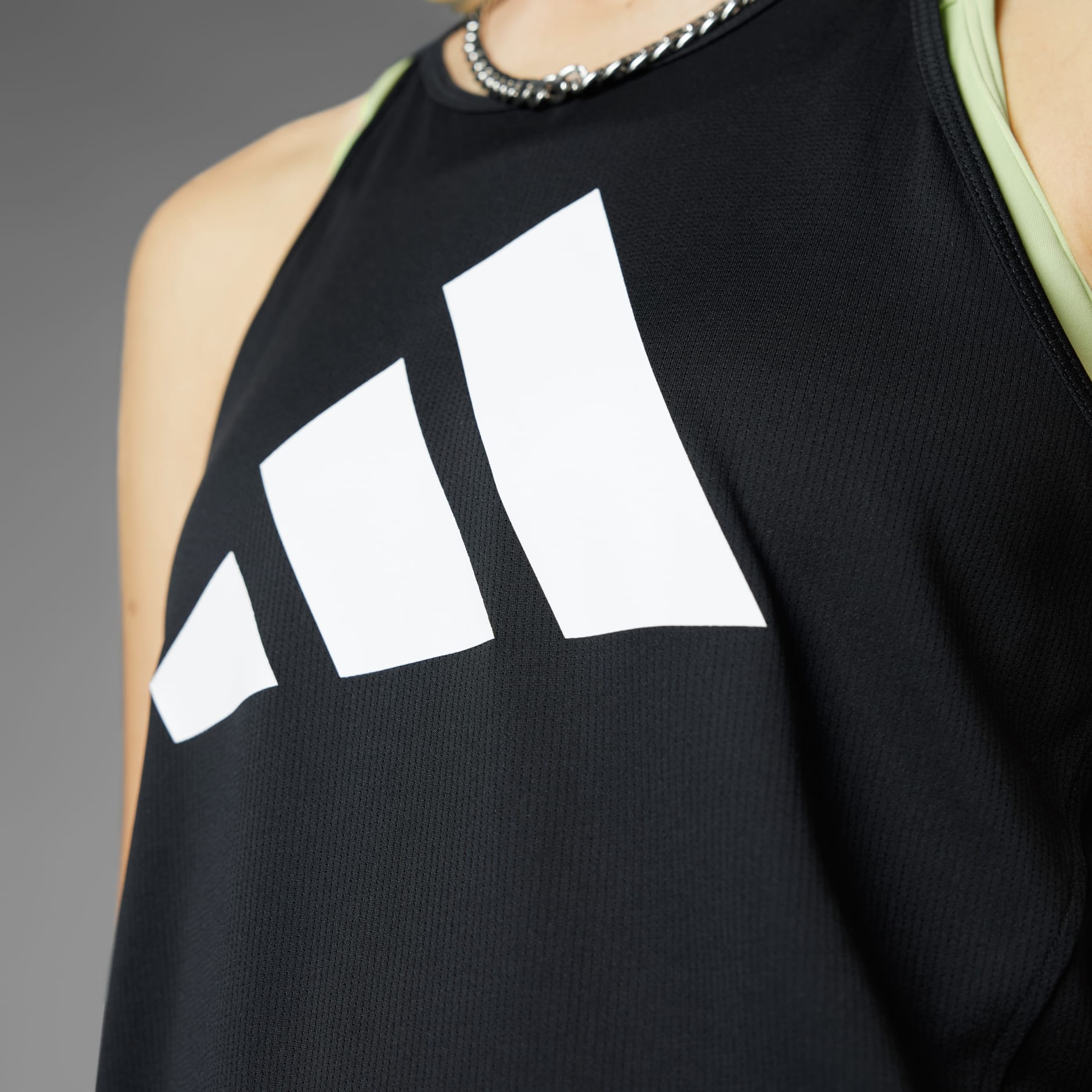 Clothing - Run It Tank Top - Black | adidas South Africa