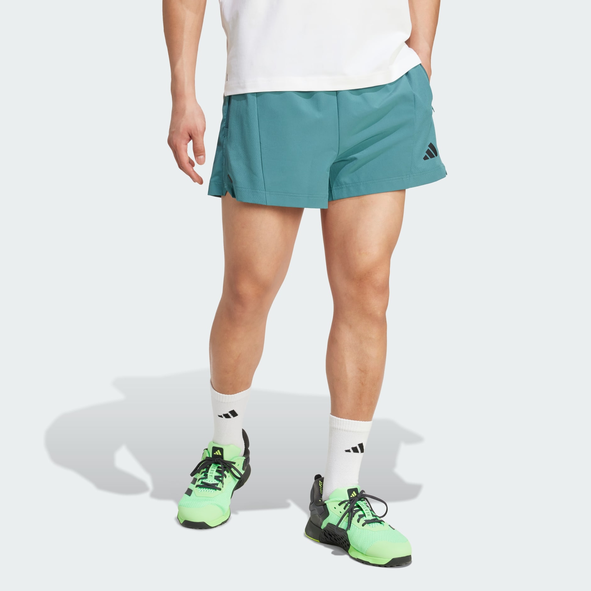 Clothing - Power Short - Green | adidas Oman