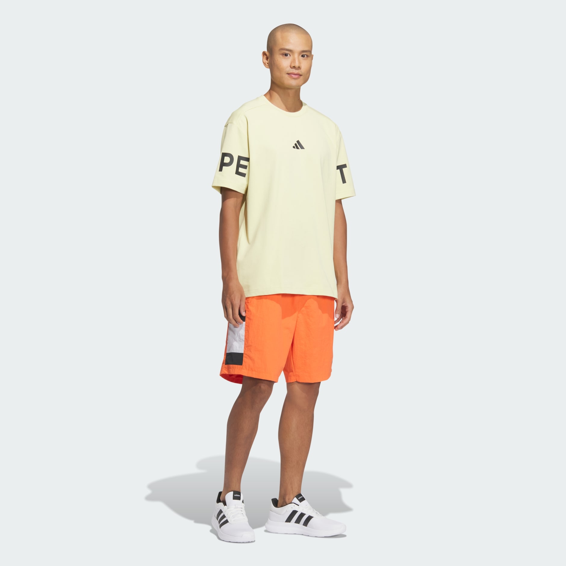 Wording Pack Loose Fit Heavy Single Jersey Short Sleeve Tee - Yellow ...