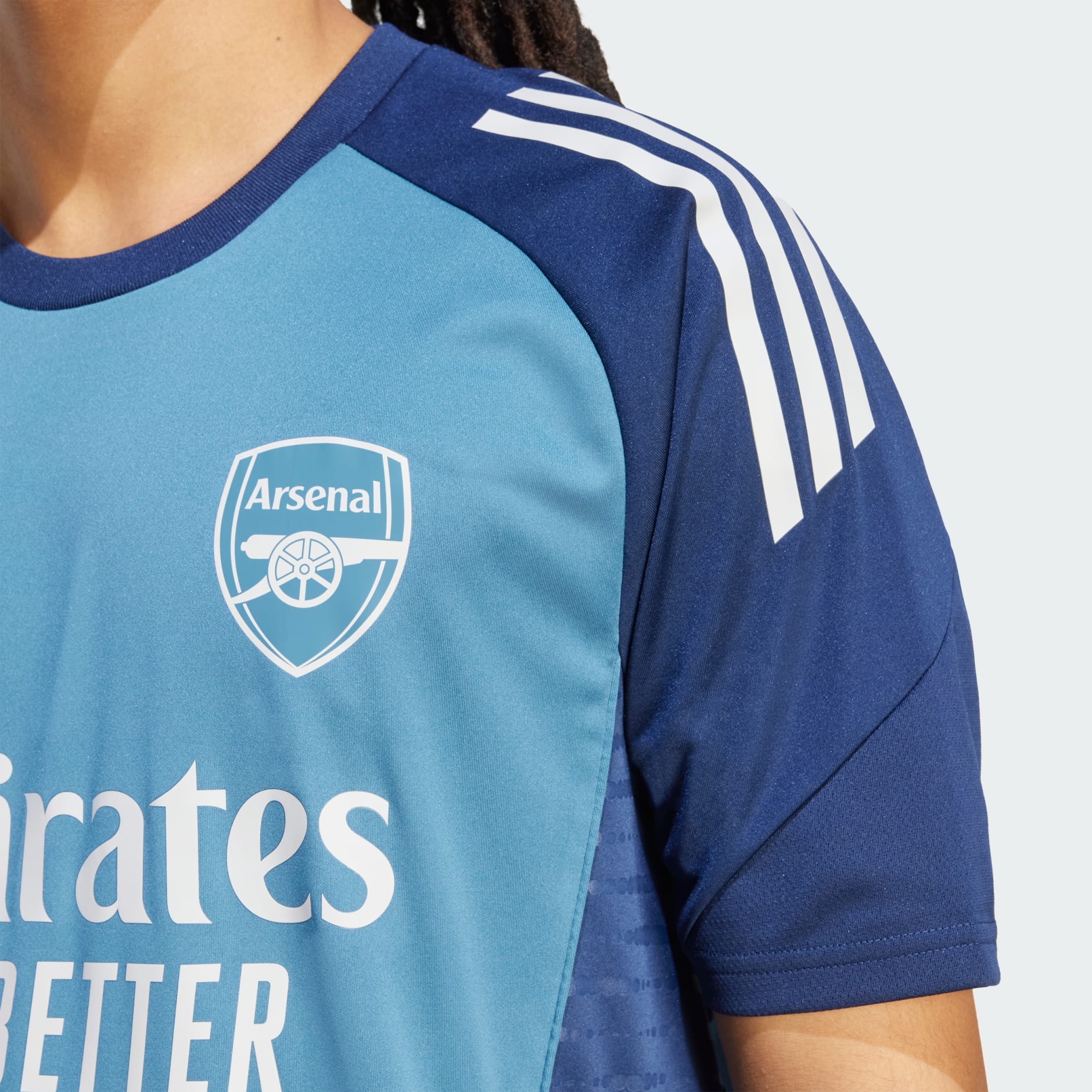 Arsenal Tiro 25 Competition Training Jersey - Blue | adidas Hong Kong