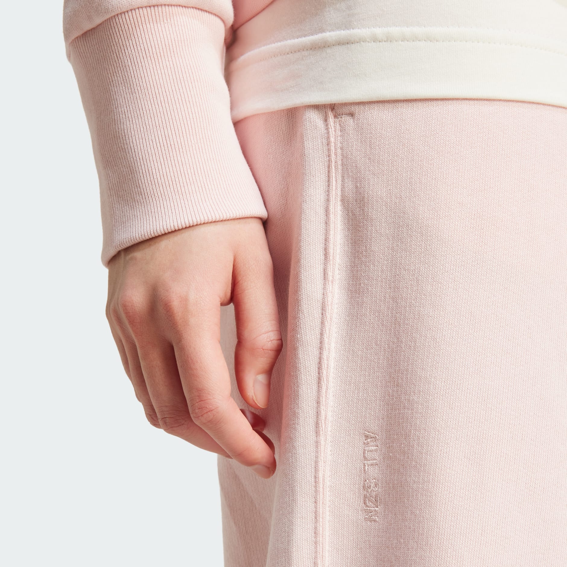 Clothing - ALL SZN French Terry Loose Pants - Pink | adidas South Africa