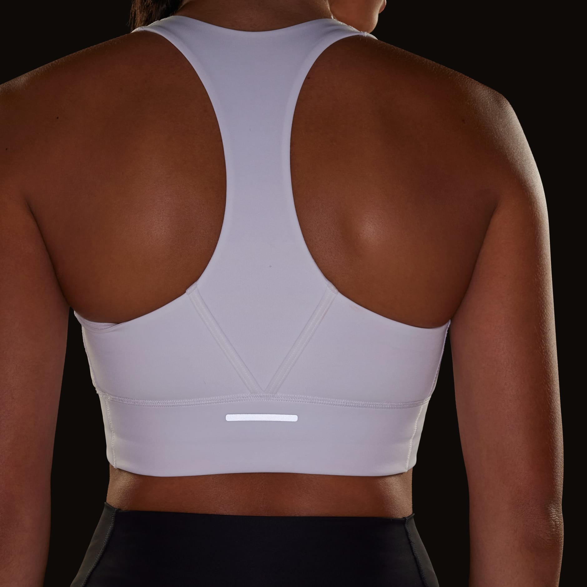 adidas חזייה עם תמיכה בינונית Run Pocket - לבן | adidas IL