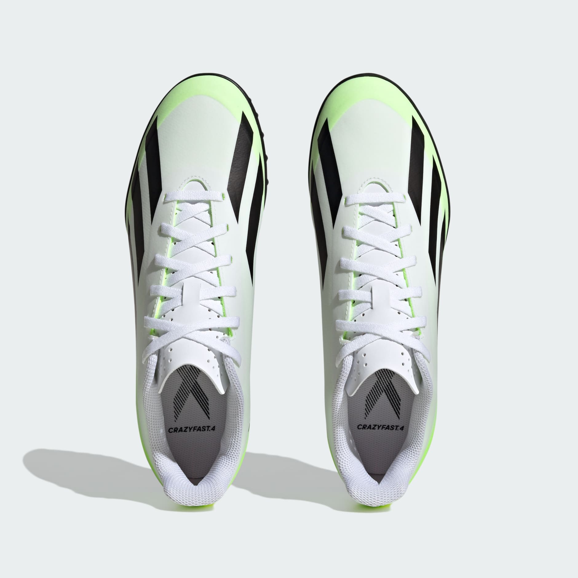 adidas حذاء X Crazyfast.4 Turf - أبيض