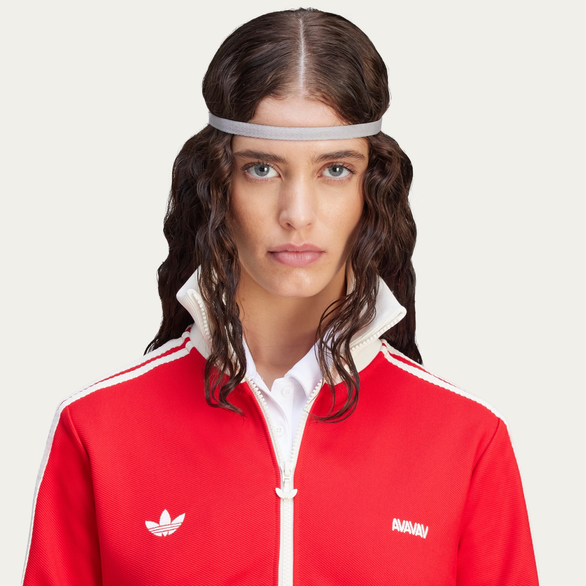 adidas Originals - adidas by Avavav Cropped Track Top - Red | adidas ...