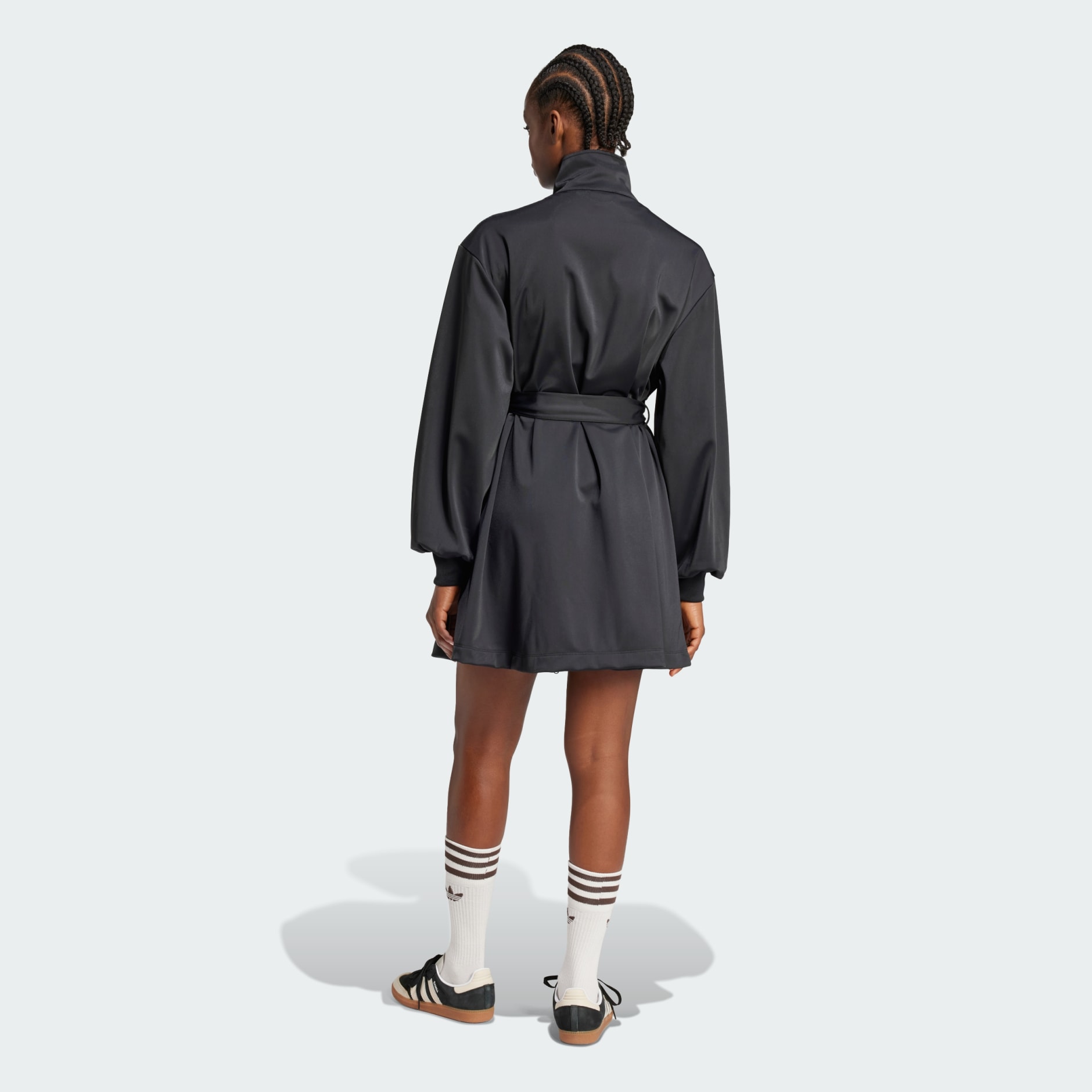 Women's Clothing - 3-Stripes Wrapped Track Suit Dress - Black | adidas ...