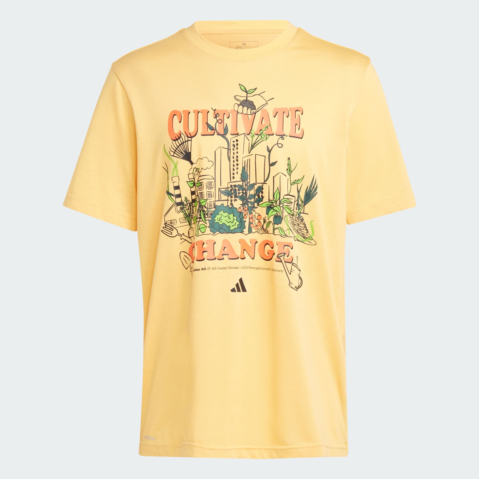 adidas Running Earth Day Graphic Tee - Yellow | adidas Hong Kong