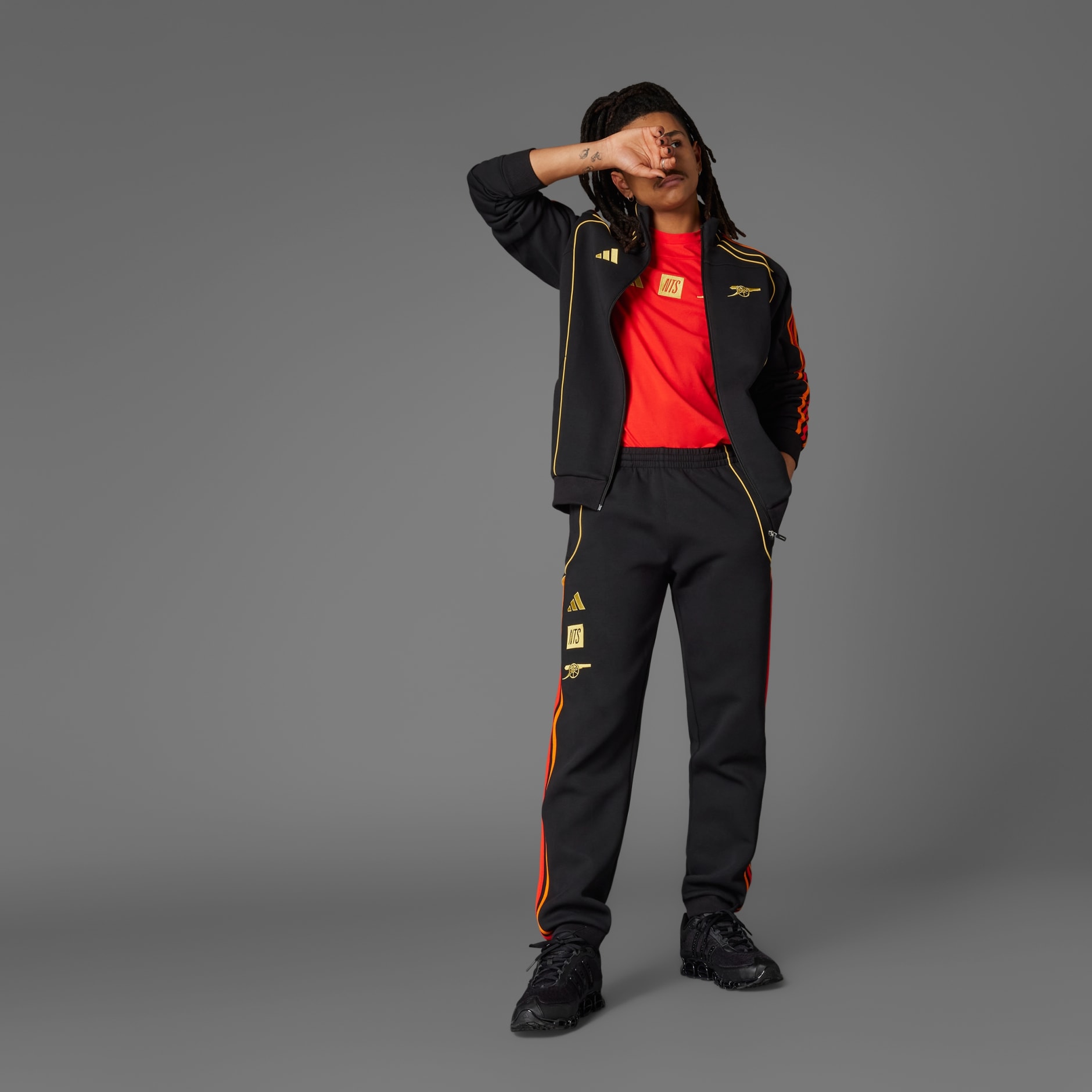 Clothing - Arsenal x NTS UBP Doubleknit Pants - Black | adidas Qatar