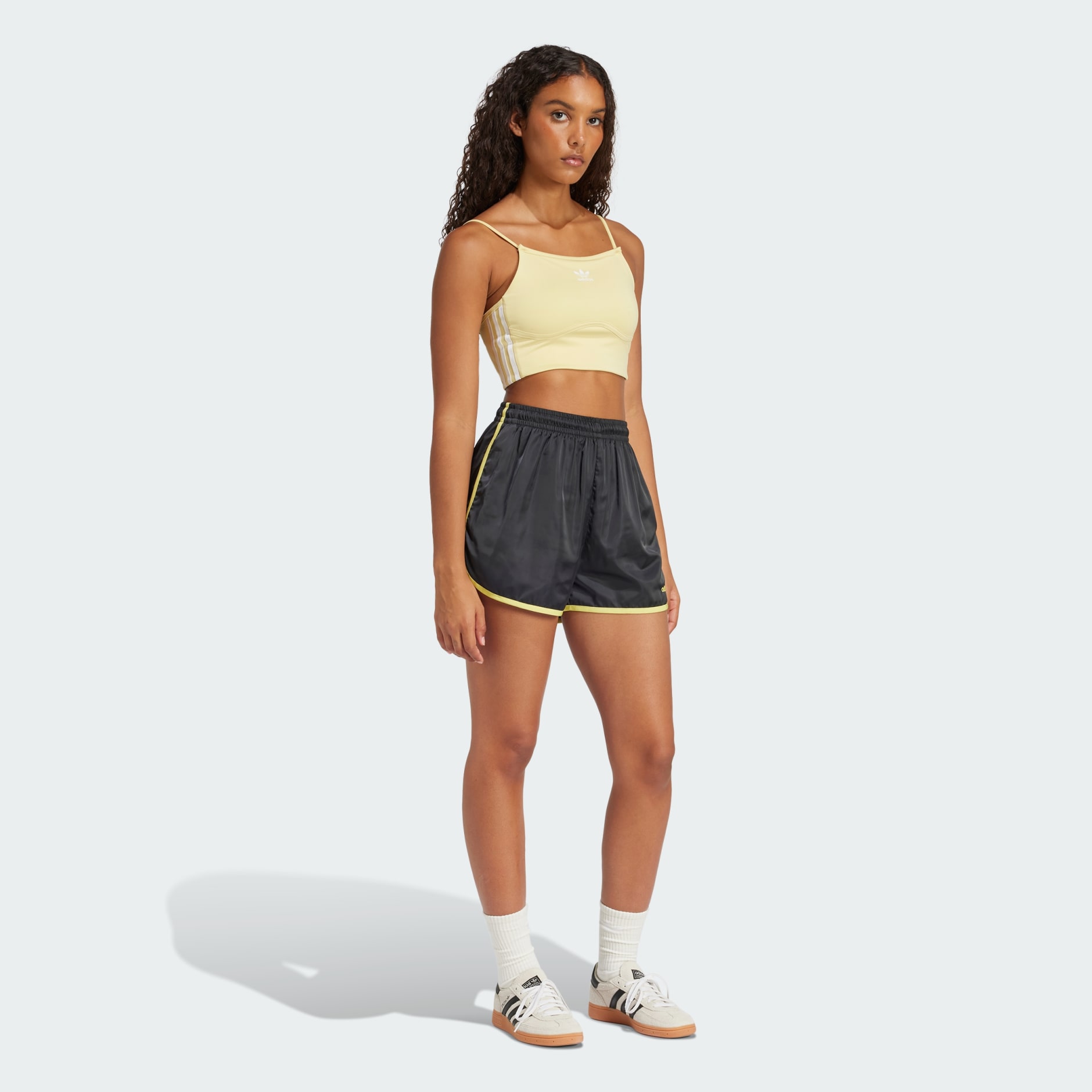 Clothing - Linear Logo Sprinter Shorts - Black | adidas South Africa