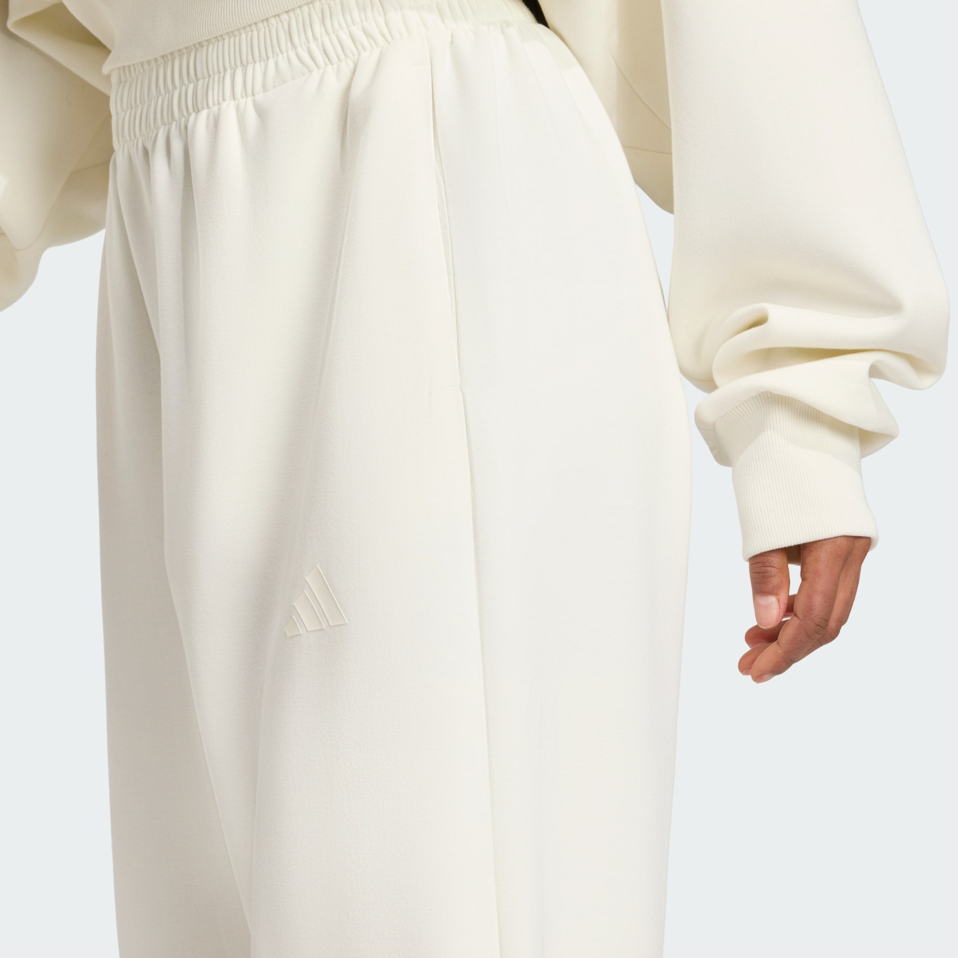 Women's Clothing - Soft Lux Loose Pant - White | adidas Egypt