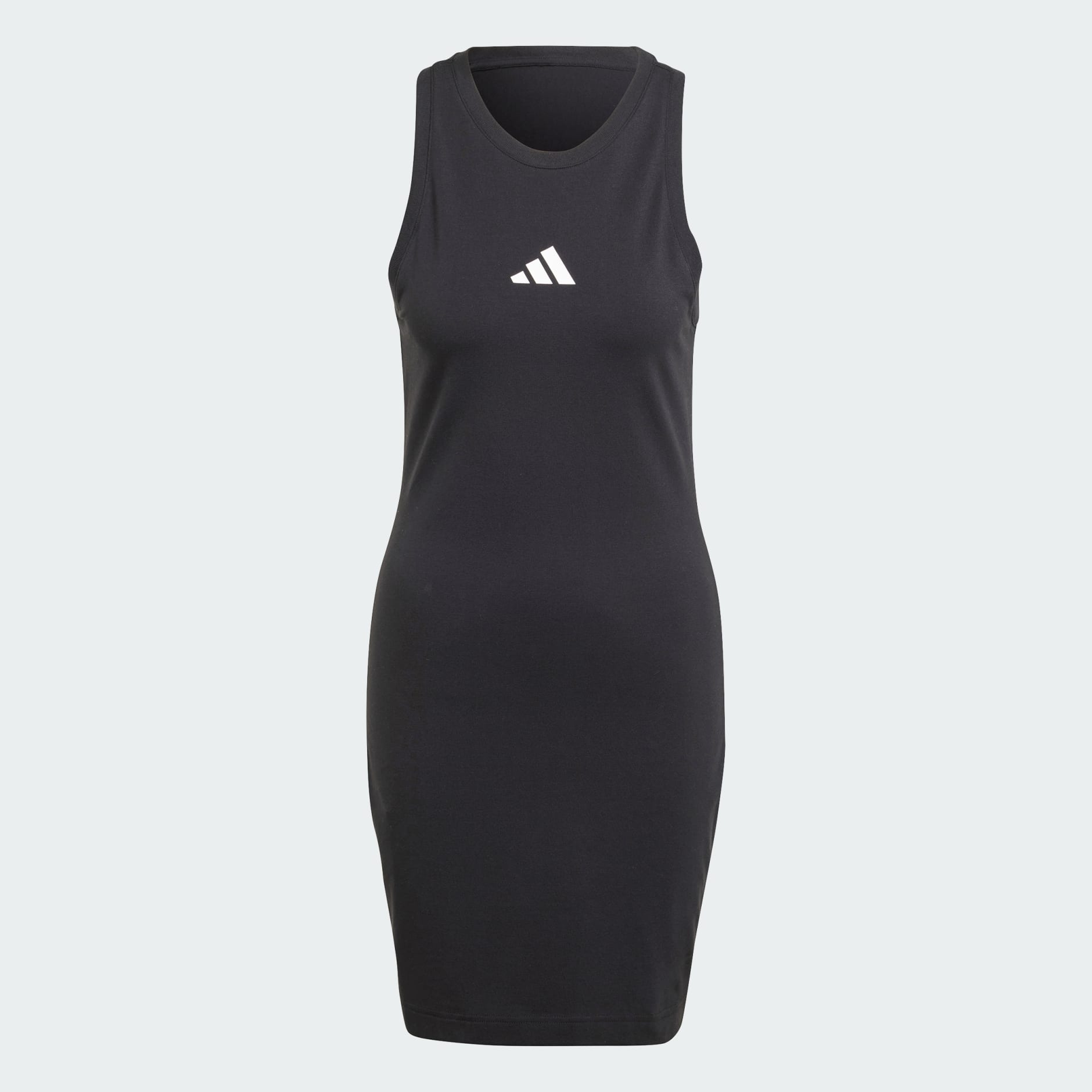 adidas Future Icons Small Logo Dress - Black | adidas UAE