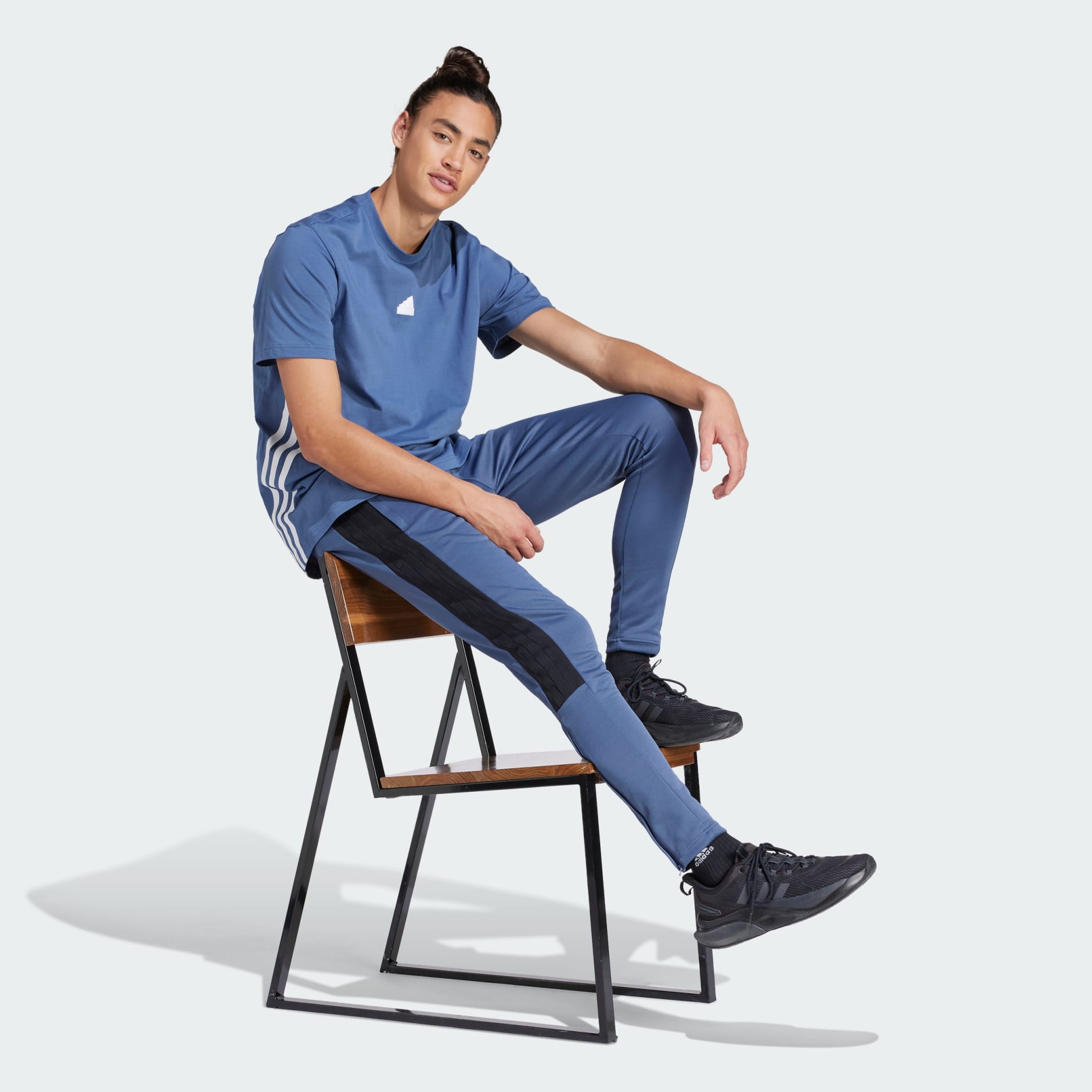 adidas טי-שירט Future Icons 3-Stripes - כחול | adidas IL