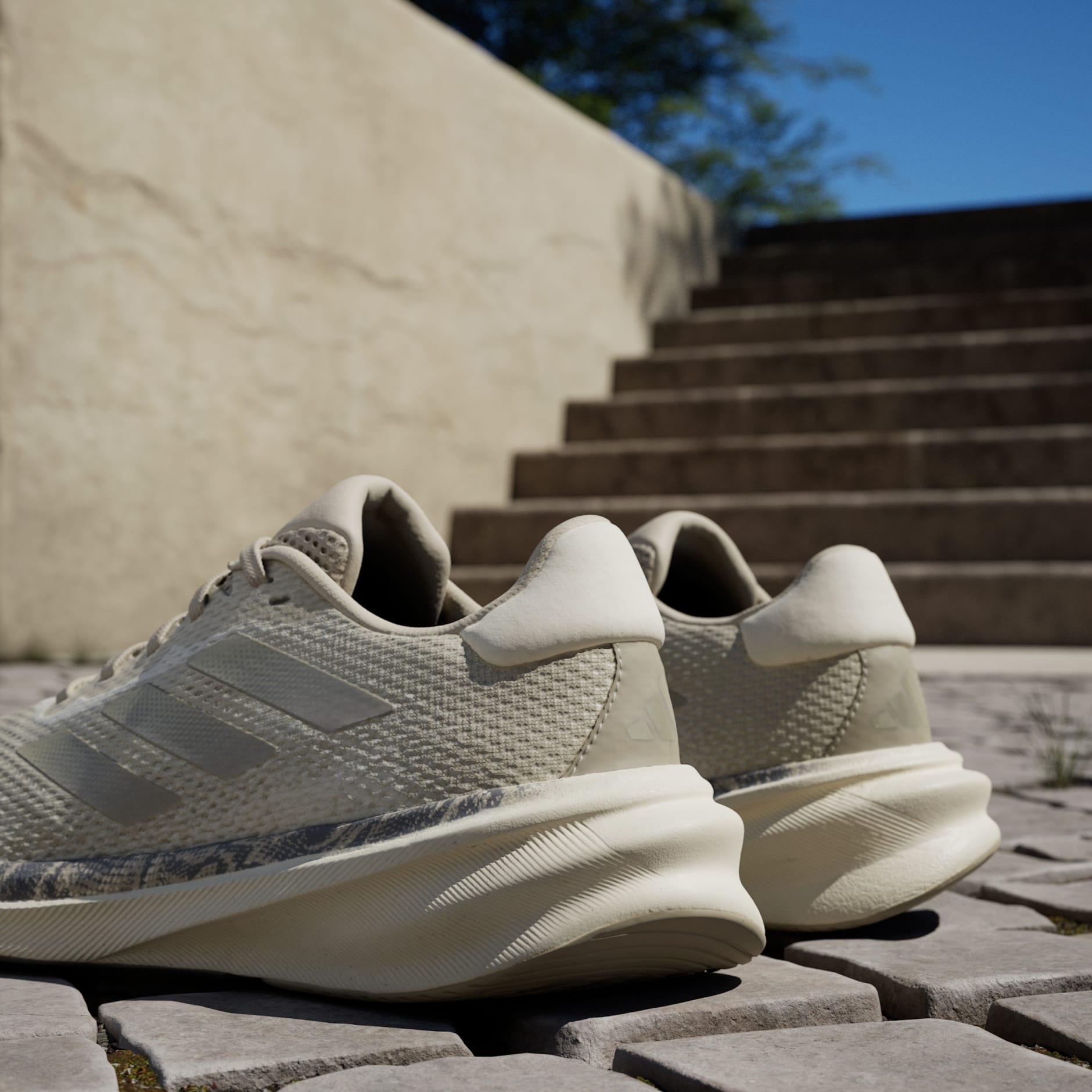 Women's Shoes - Supernova Stride Running Shoes - Beige | adidas Egypt