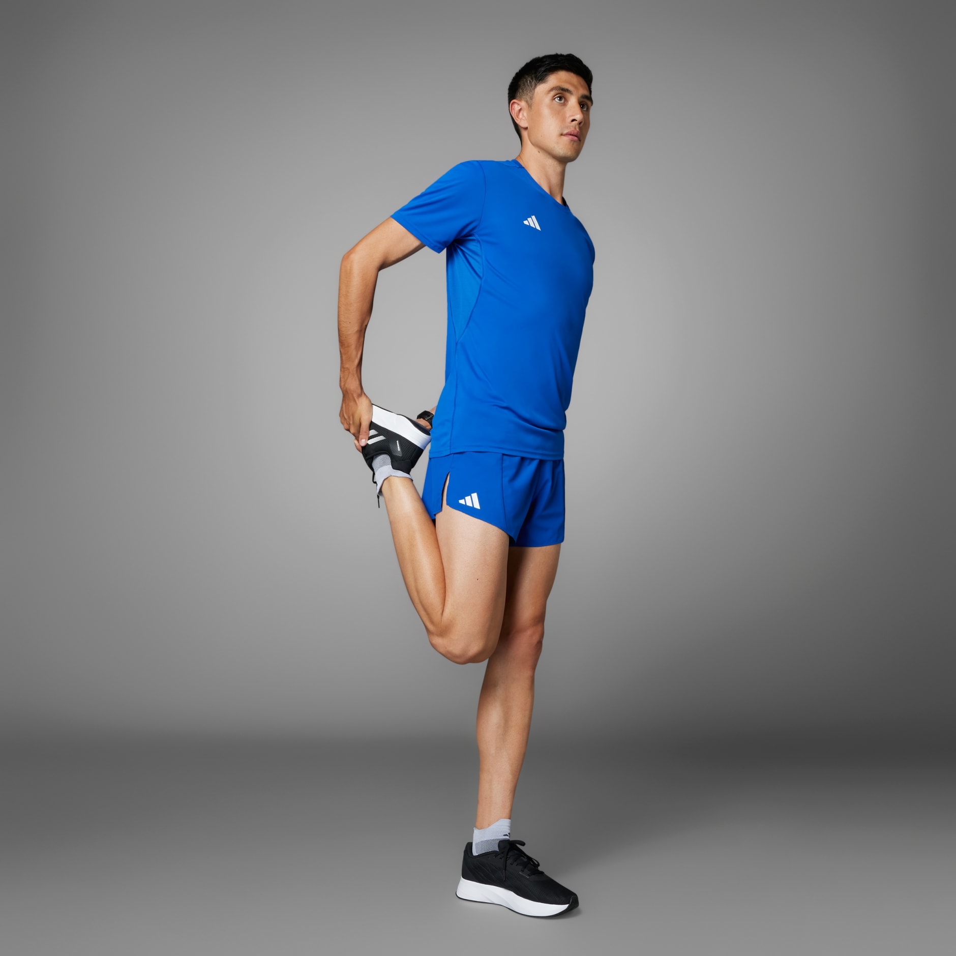 Men's Clothing - Adizero Essentials Running Tee - Blue | adidas Saudi Arabia