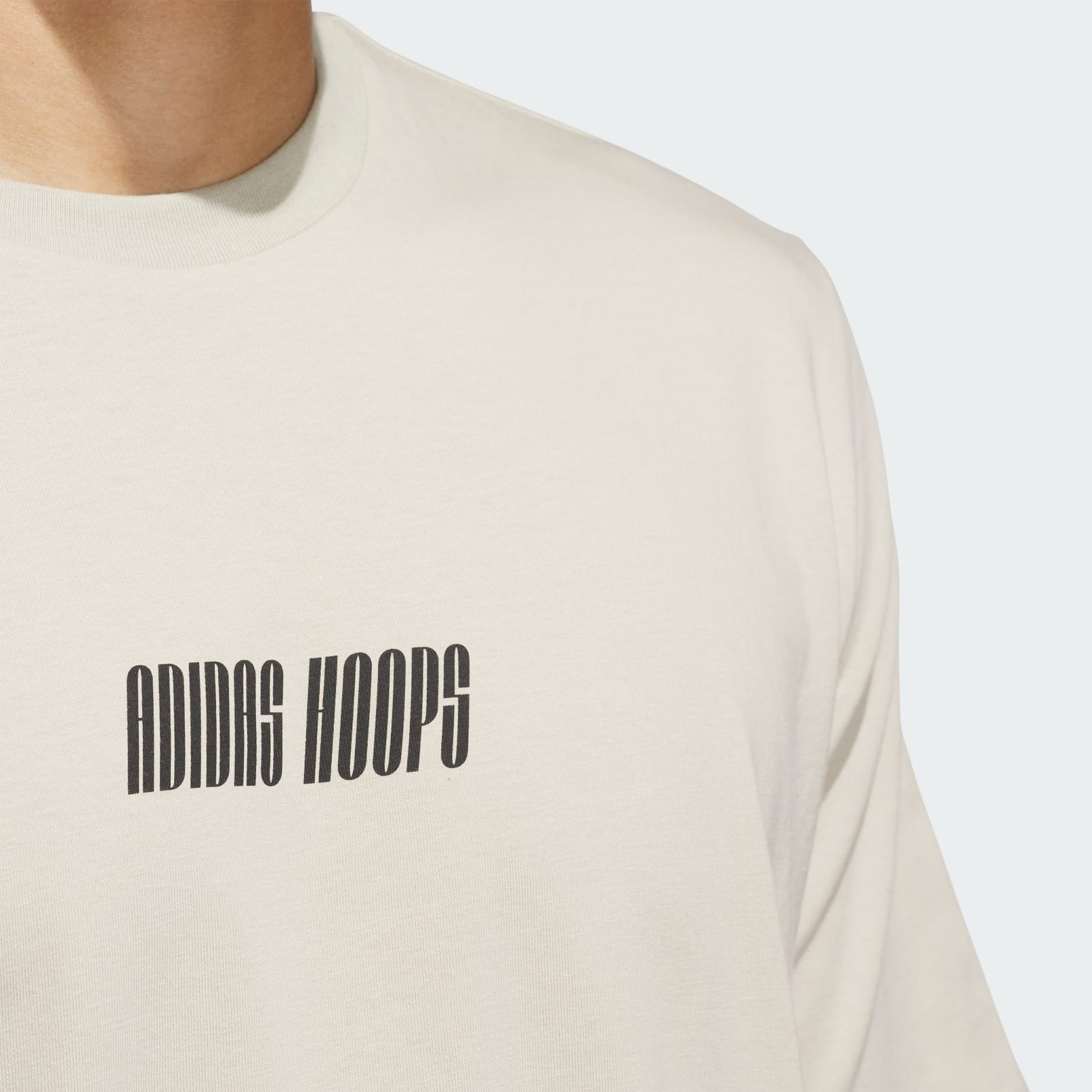 adidas Hoops Graphic Tee - Beige | adidas Hong Kong