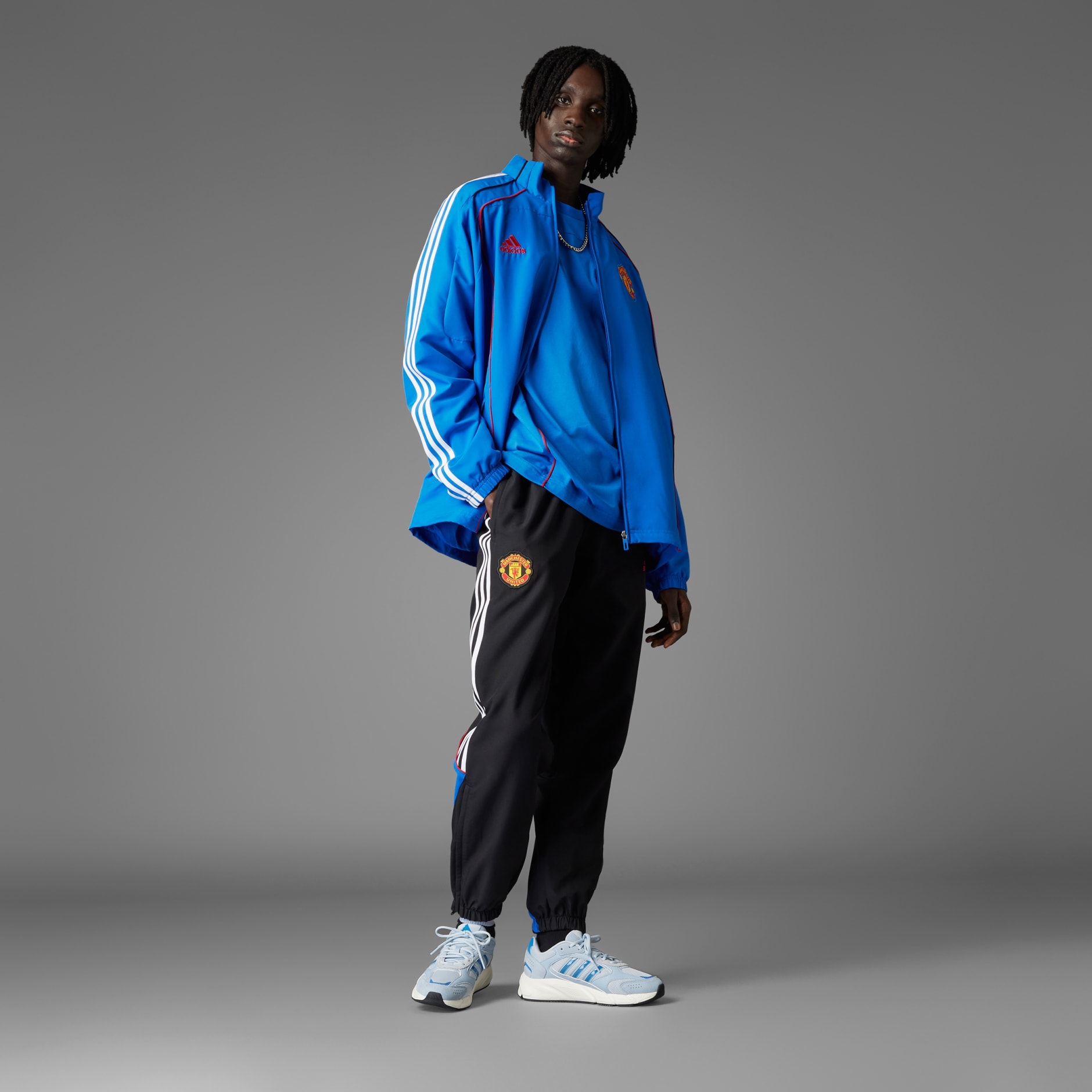 Clothing - Manchester United UBP Track Pants - Black | adidas Qatar