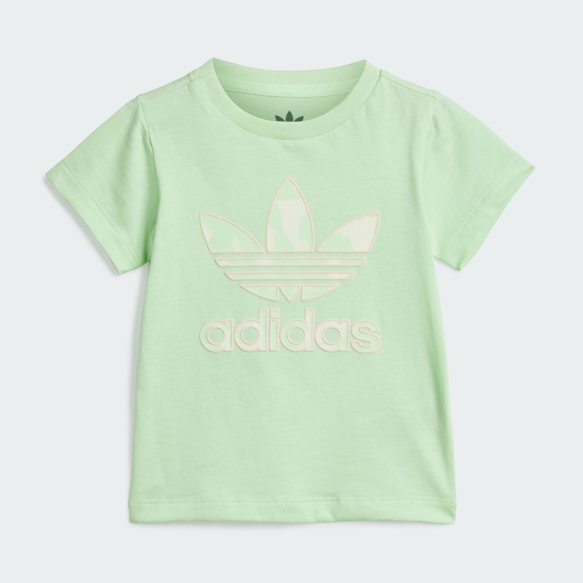 adidas Summer Allover Print Short Tee Set - Green | adidas UAE