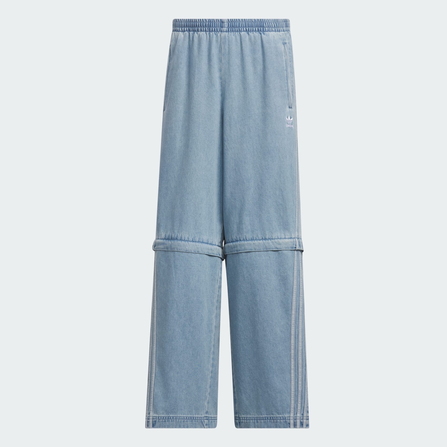Adilenium Denim Oversized Zip Off Track Pants (Gender Adilenium Denim Oversized Zip Off Track Pants (Gender
