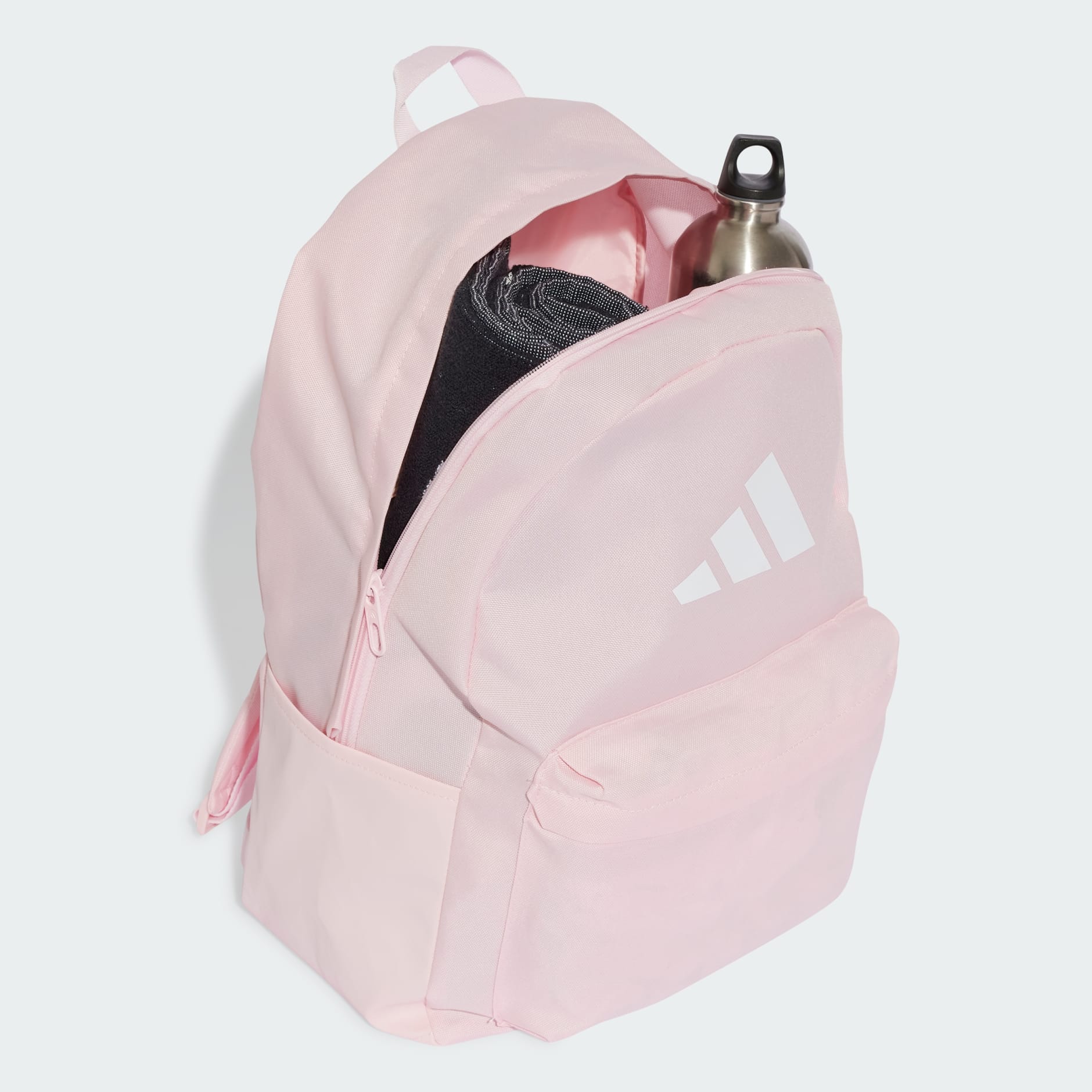 adidas Classic 3 Bar Logo Backpack - Pink | adidas UAE