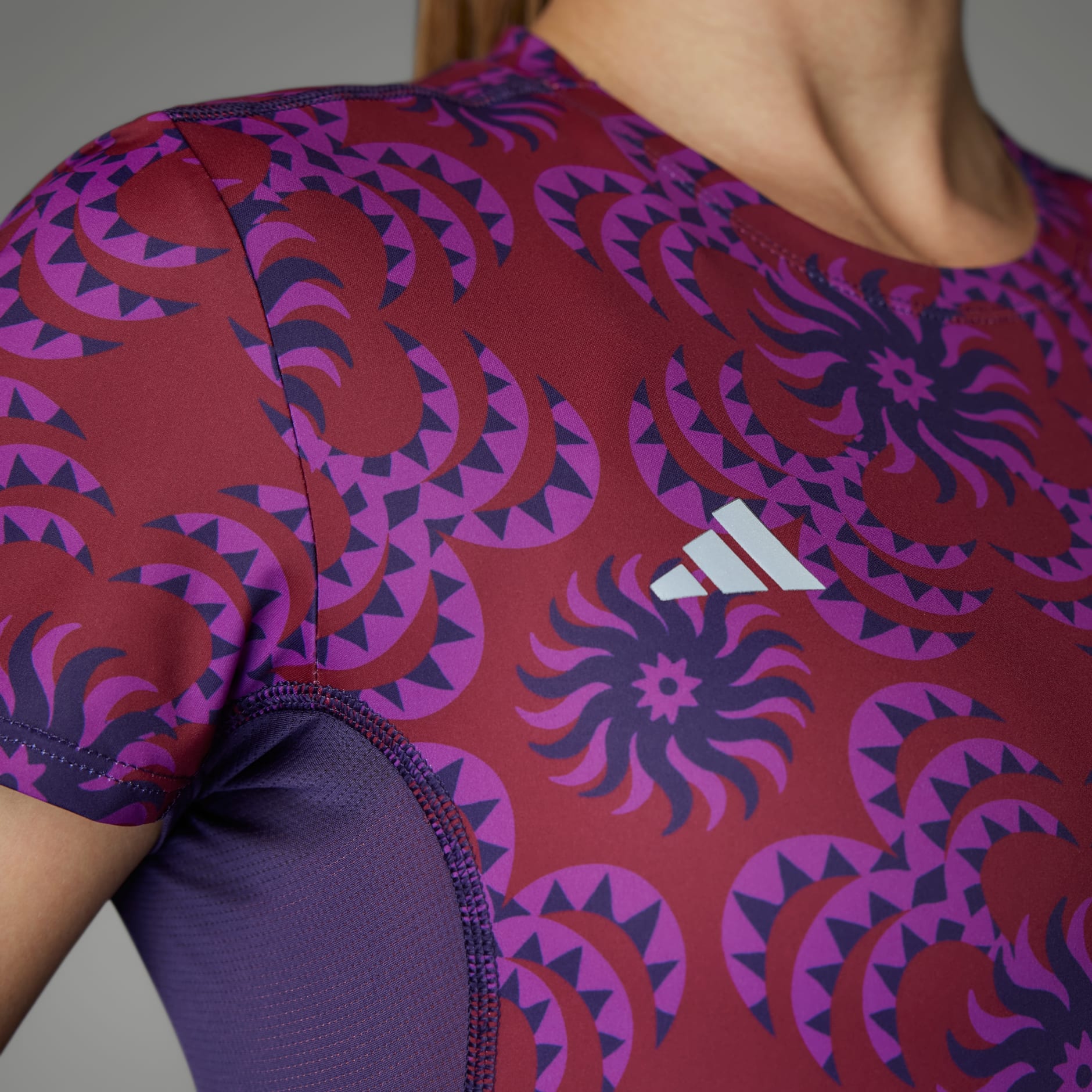 Clothing - Adizero x FARM Tee - Purple | adidas South Africa