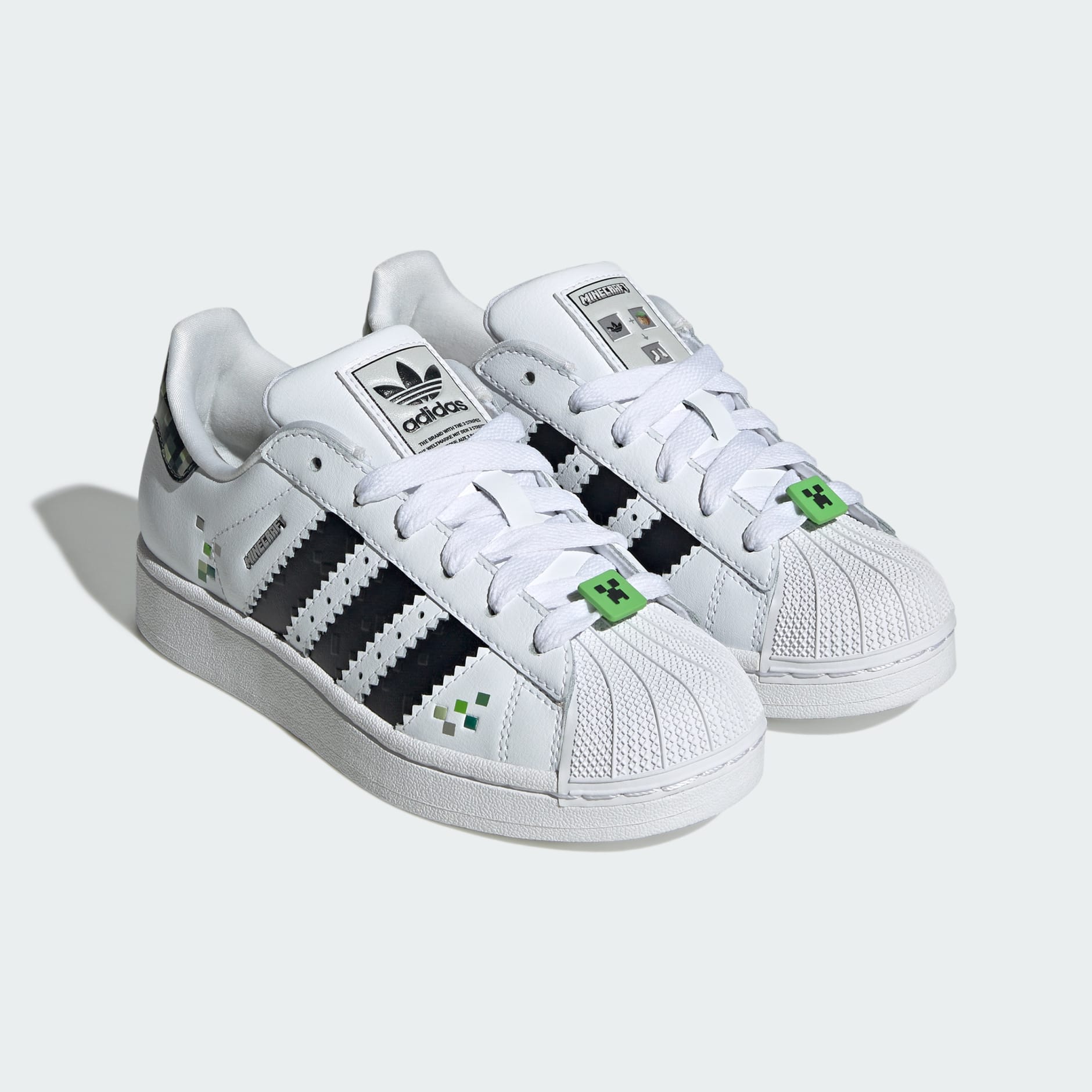 Superstar II x Minecraft Shoes Kids - White | adidas Hong Kong