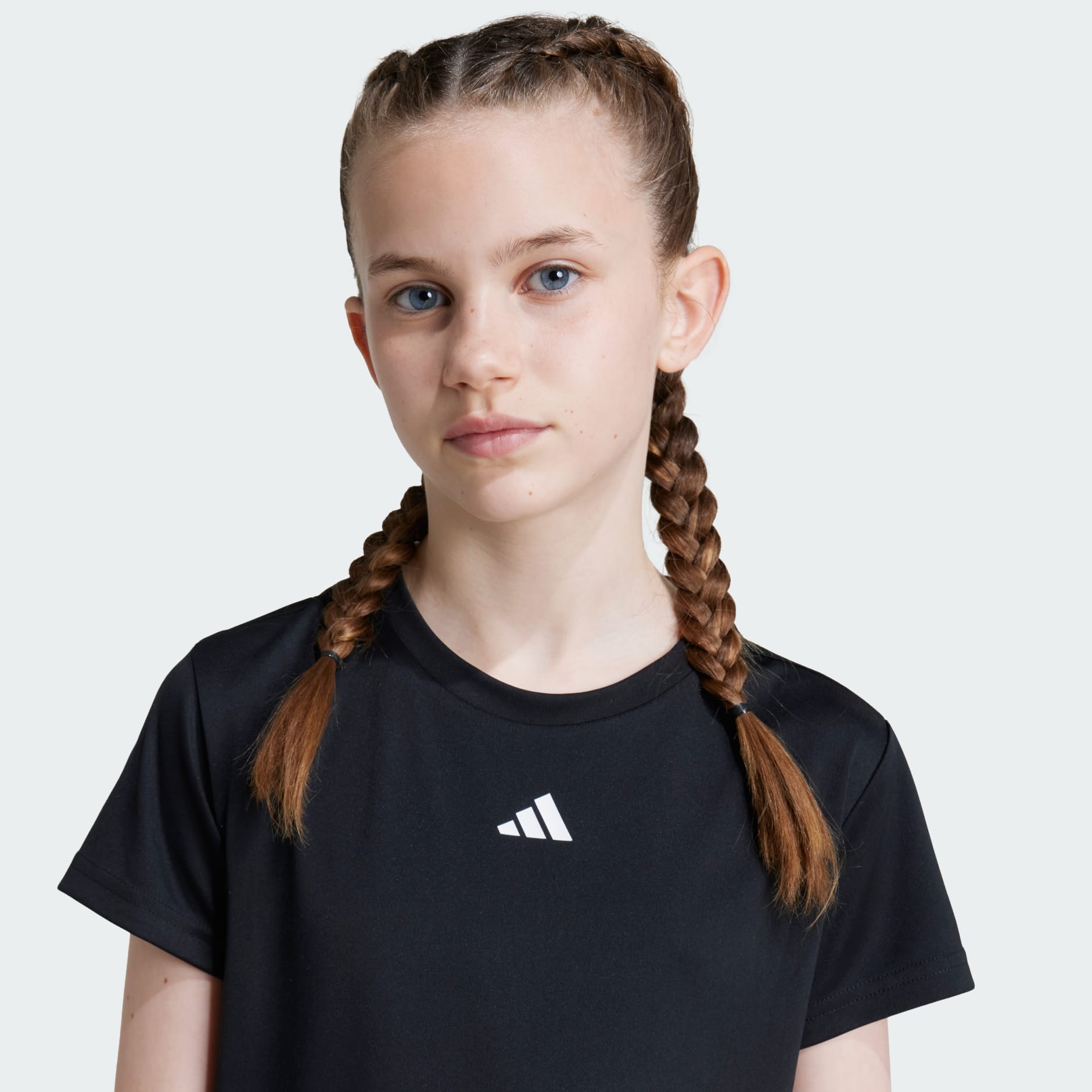 adidas Train Essentials Regular Fit Logo Training Tee Kids - Black ...