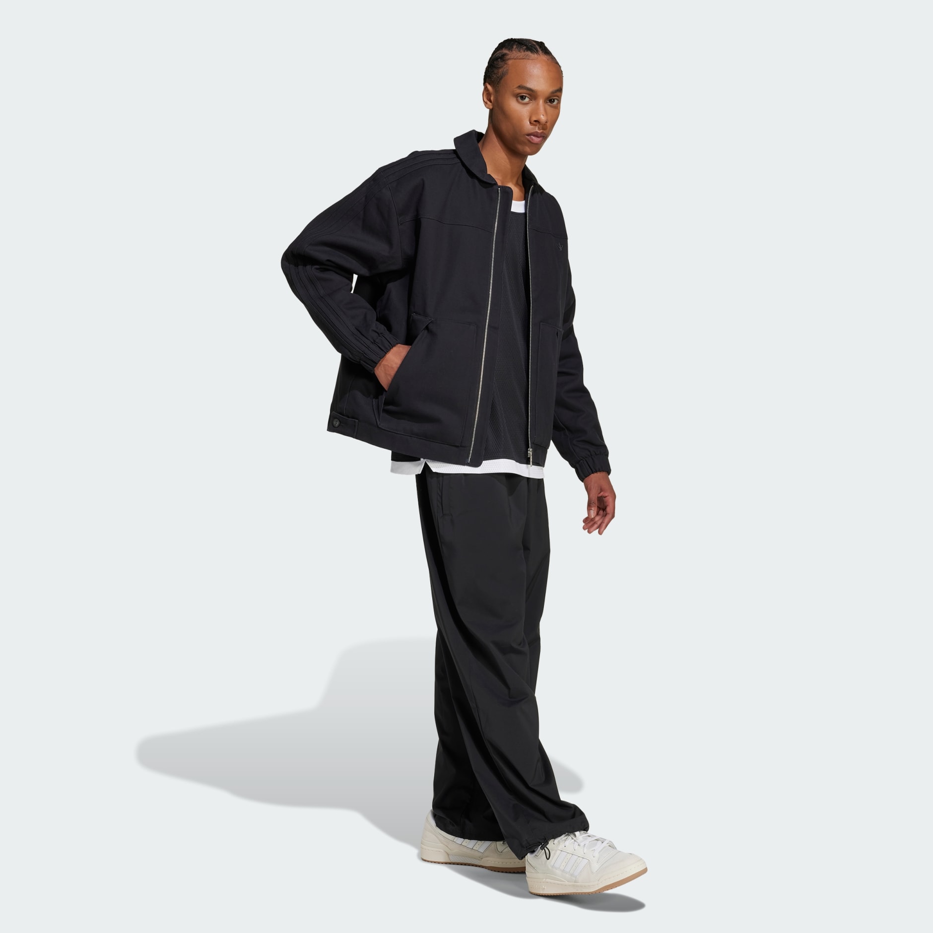 Clothing - Premium Essentials Padded Jacket - Black | adidas Oman