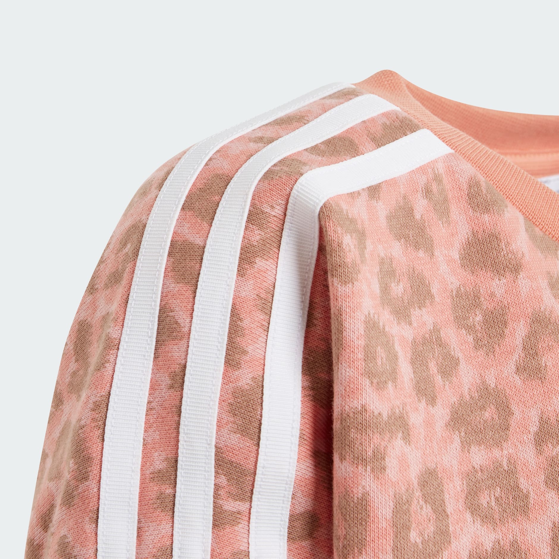 Clothing - Animal Allover Print Crew and Leggings Set - Pink | adidas ...