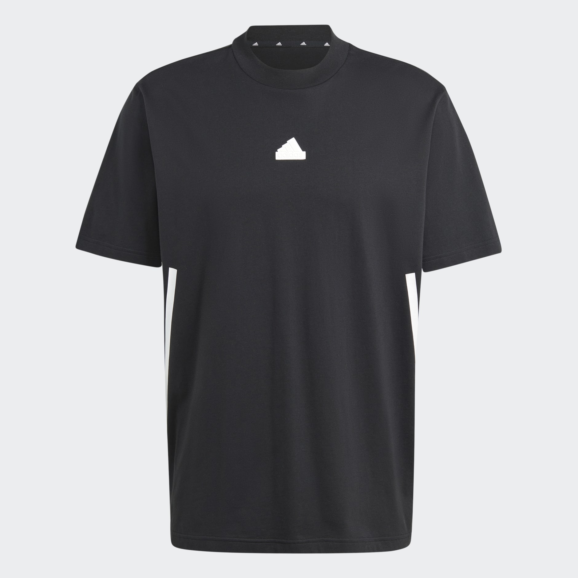 adidas Future Icons 3-Stripes Tee - Black | adidas UAE